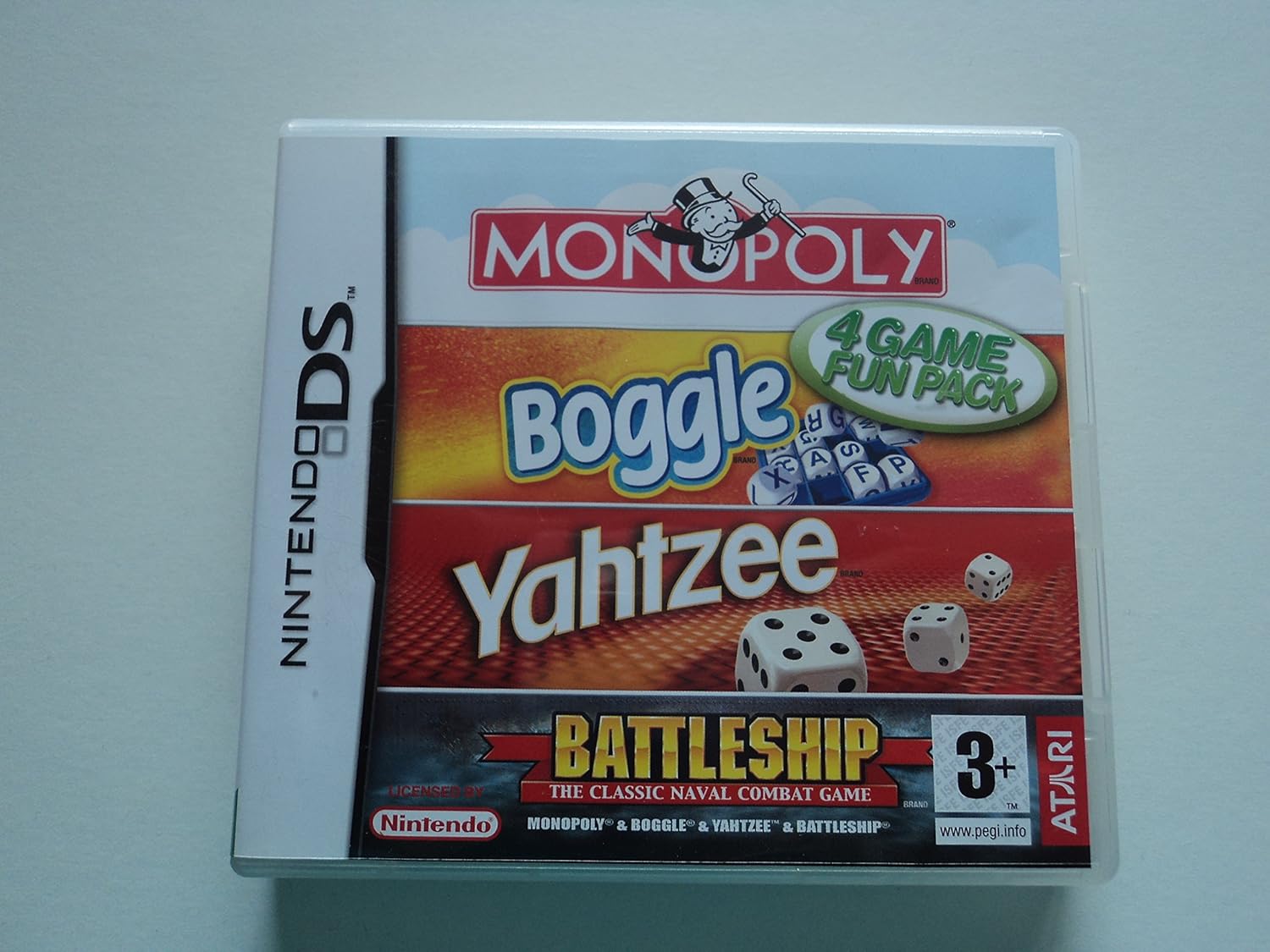 Amazon.com: Hasbro Compilation: Monopoly/Boggle/Yahtzee/Battleships ...