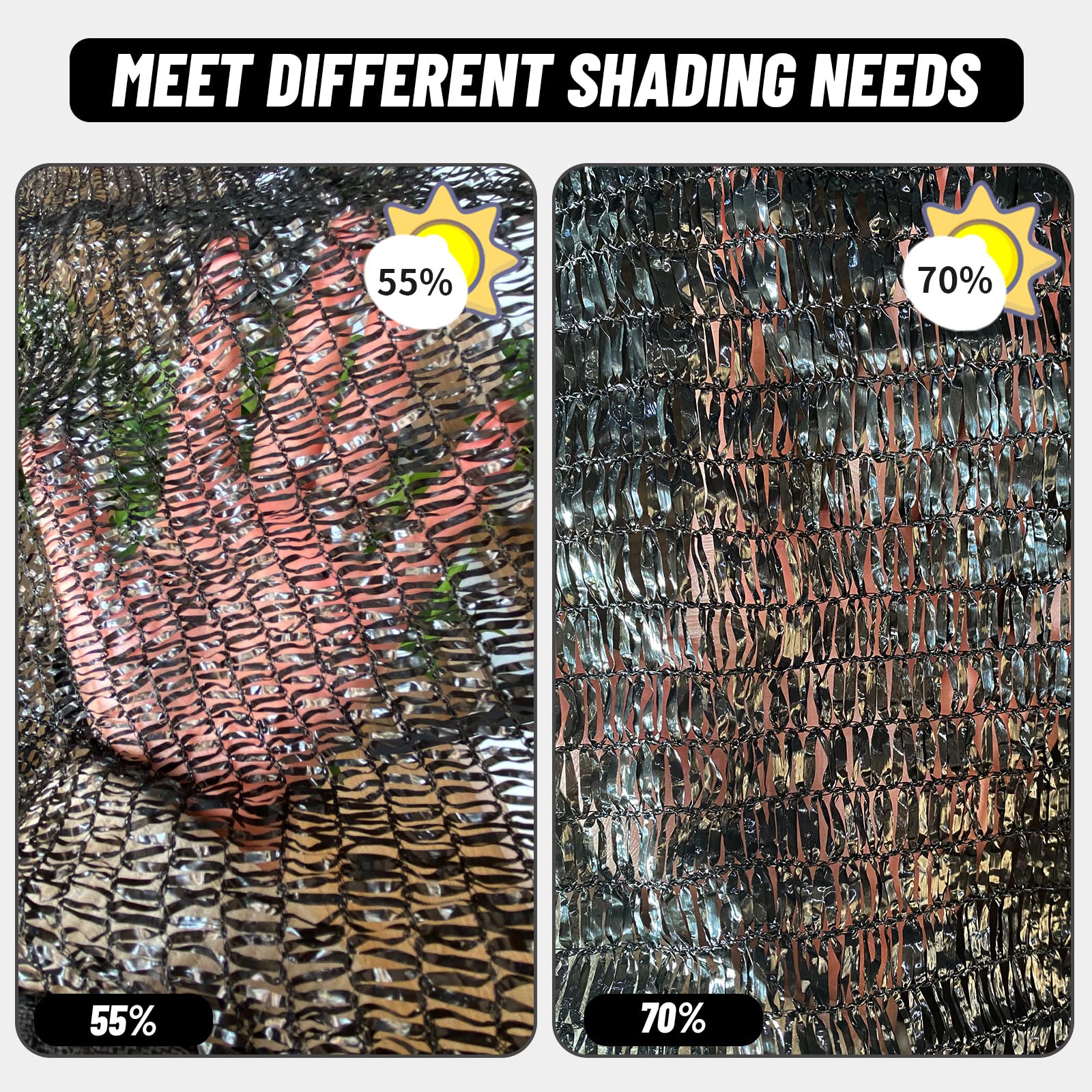 Snapklik.com : Cool Area 70% Sun Shade Cloth Mesh Tarp