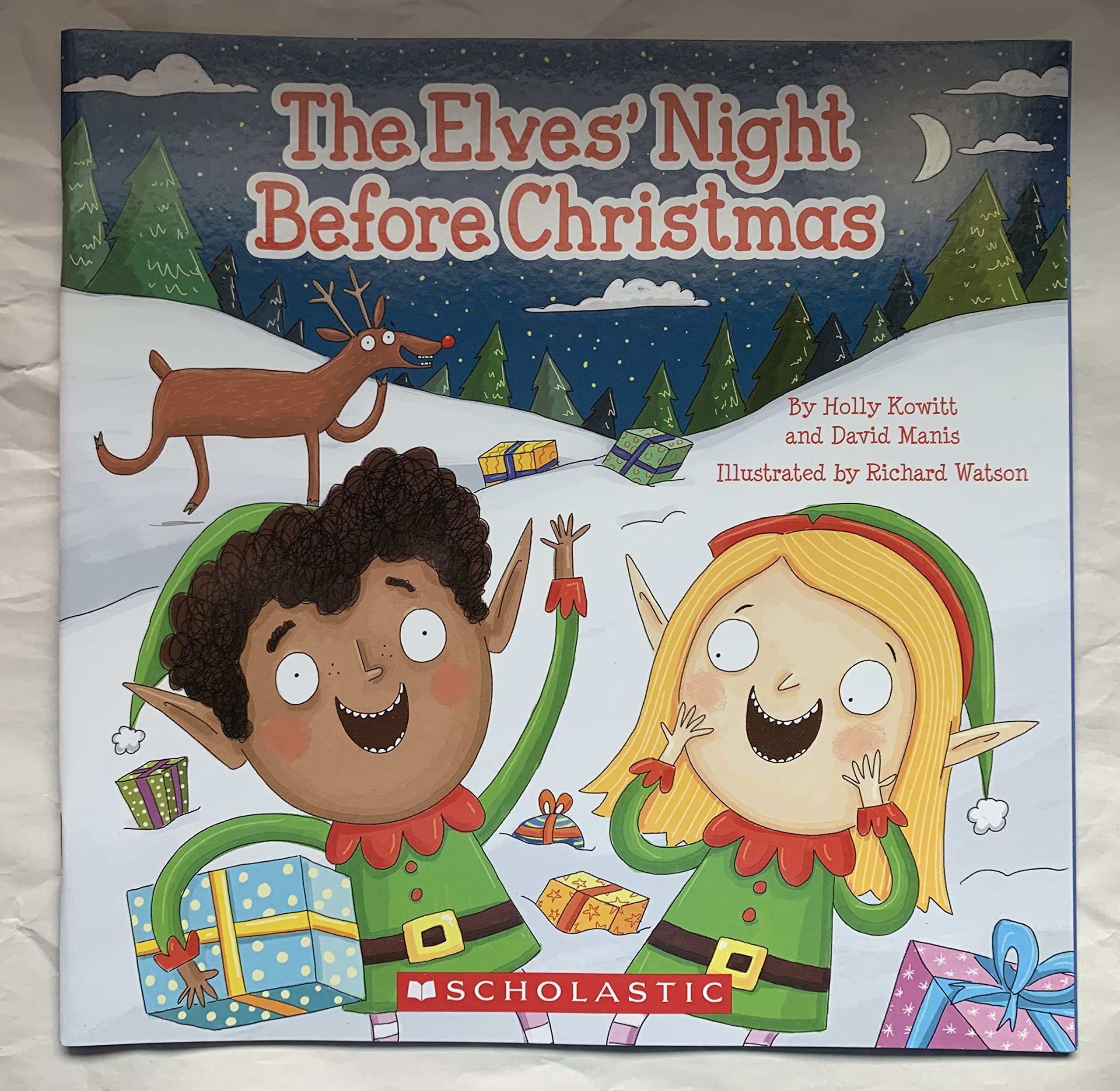 The Elves' Night Before Christmas: Holly Kowitt: 9781338089035: Amazon ...