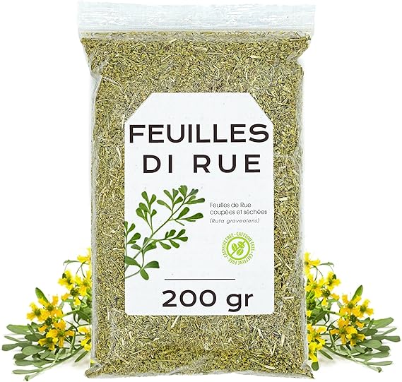 Feuille de Rue 200gr - Rue Séchées - Thé Rue - Rue Tisane - Feuilles de ...