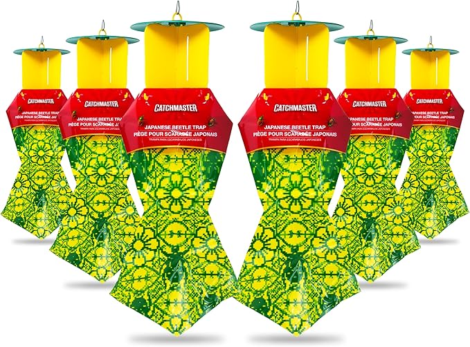 Amazon.com : Catchmaster Japanese Beetle Traps Outdoor 6PK, Flying ...