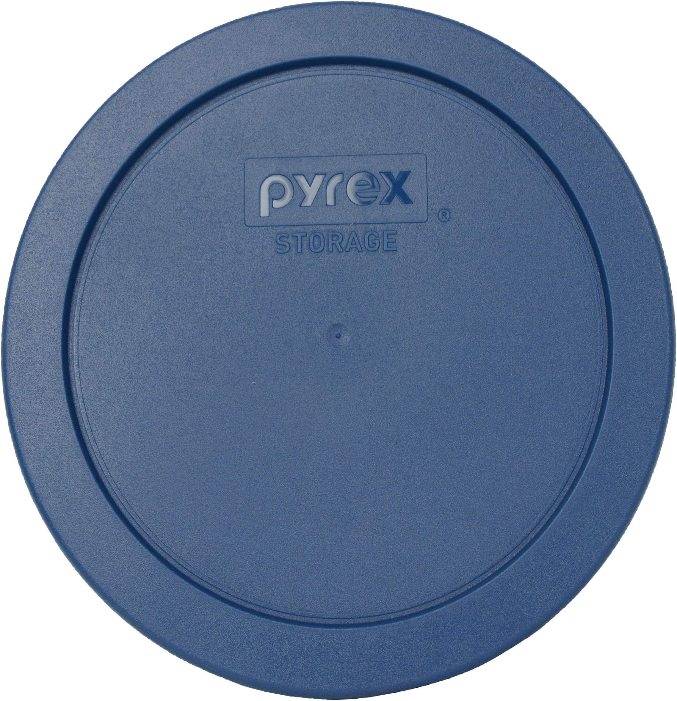 Amazon.com: Pyrex 7201-PC 4-Cup Dark Blue Round Replacement Lids - 3 ...