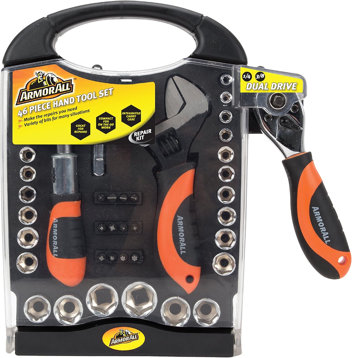 Armorall AATK100J 46pc. Hand Tool Set W/carrying Case - Amazon.com