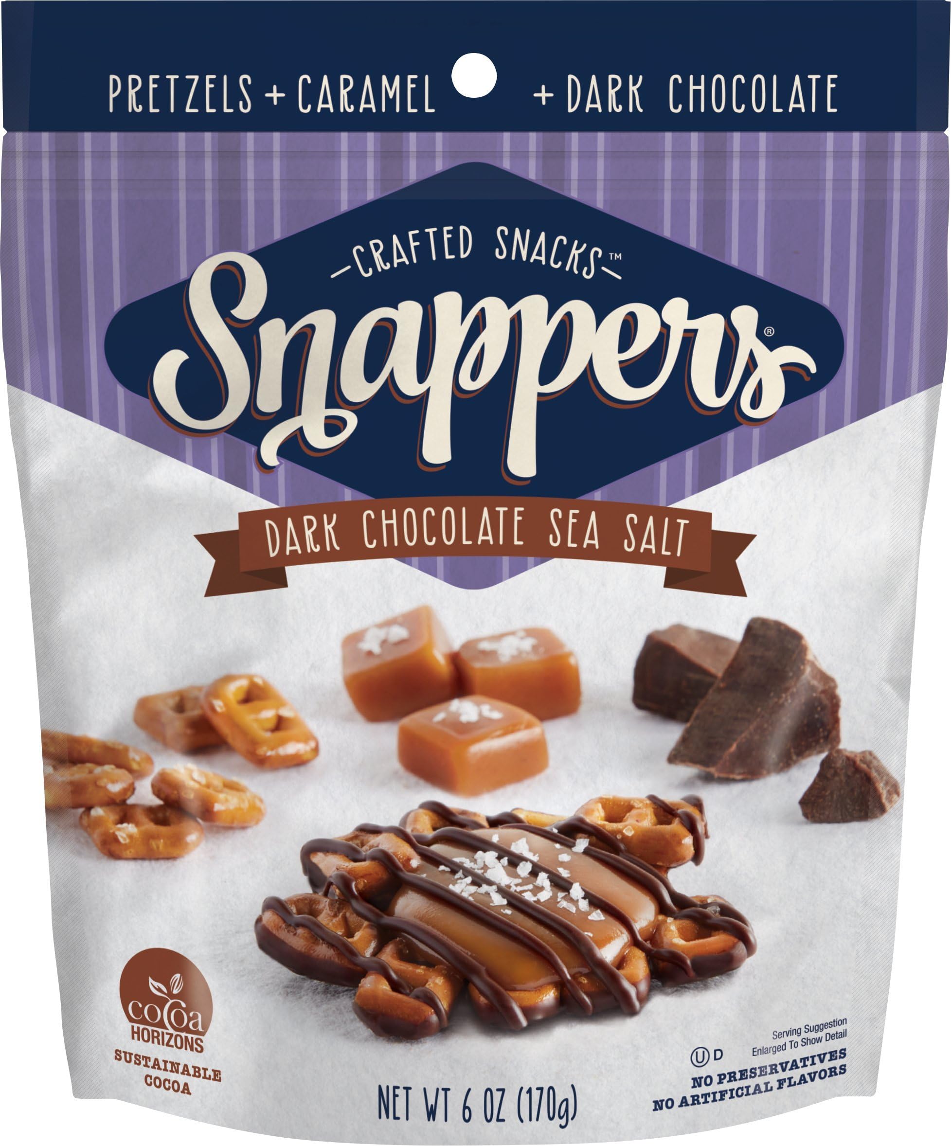 Amazon.com: Edward Marc Snappers Sweet Caramel & Pretzels Cluster ...