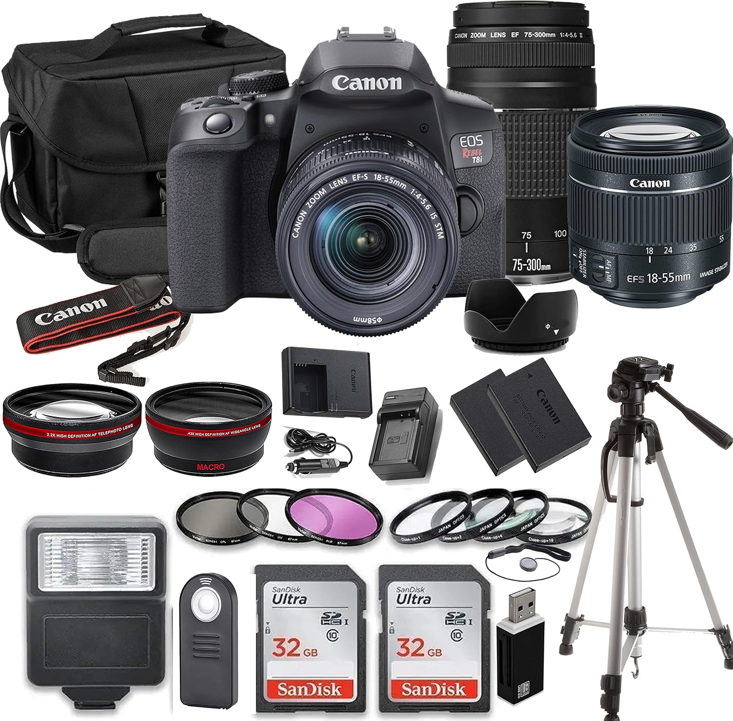 Amazon Canada: Canon EOS Rebel T8i DSLR Camera Bundle with Canon EF-S ...