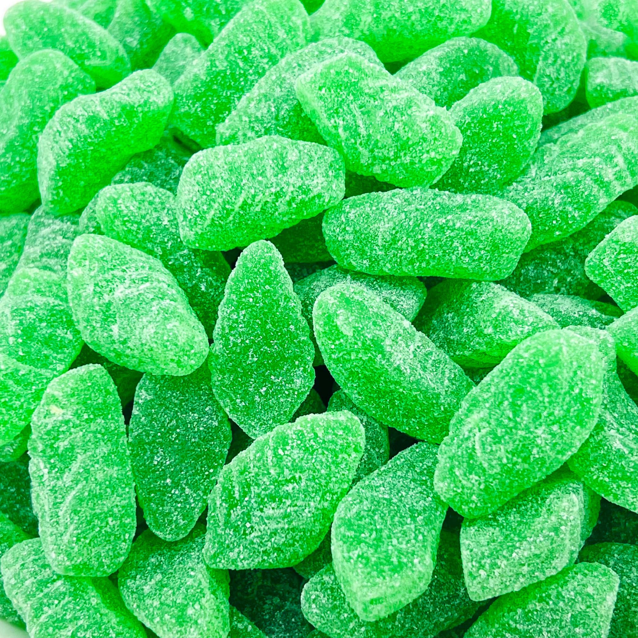 Snapklik.com : Spearmint Leaves Minty Slices Jelly Candy