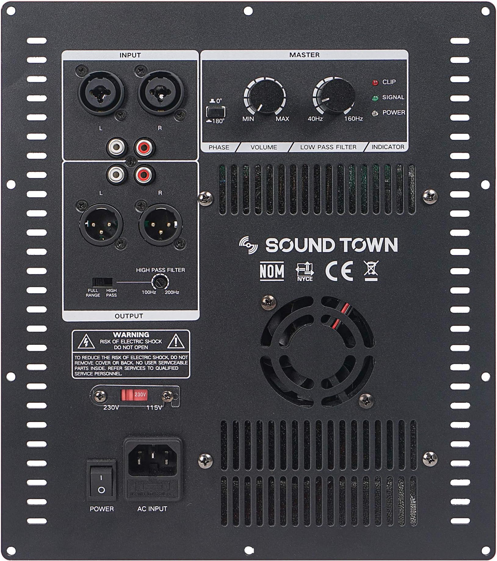 Amazon.com: Dayton Audio SPA500 500W Subwoofer Plate Amplifier ...