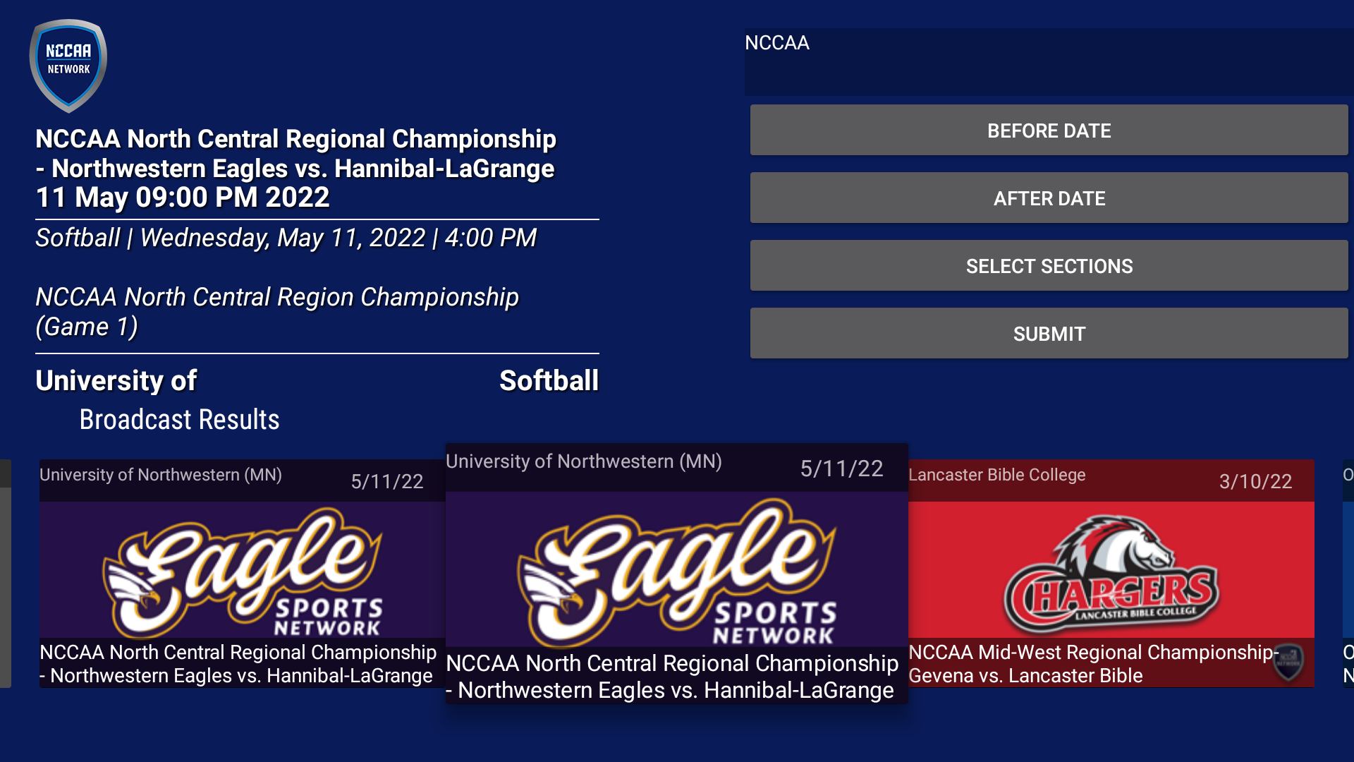 NCCAA Network - App on the Amazon Appstore
