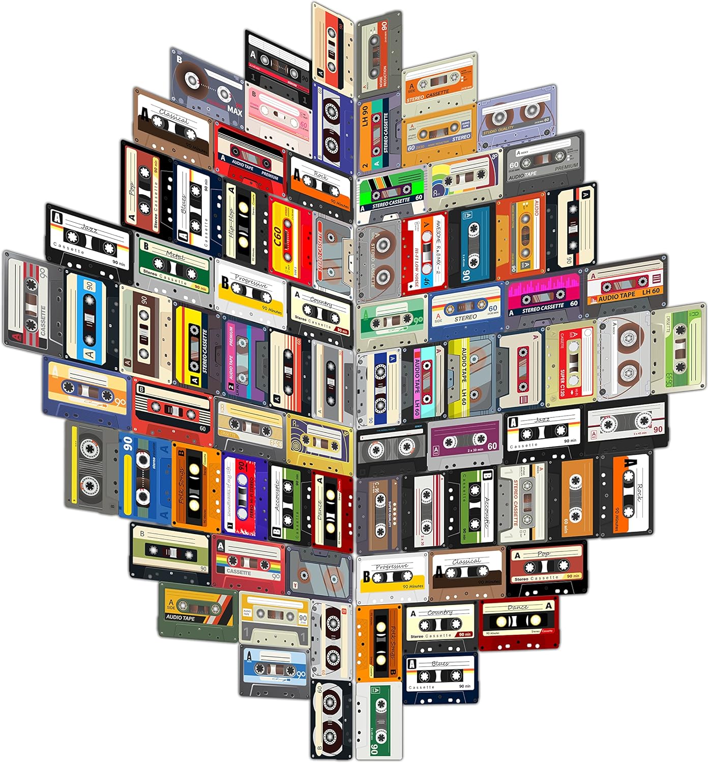 Amazon.com: HK Studio Cassette Music Posters for Room Aesthetic ...