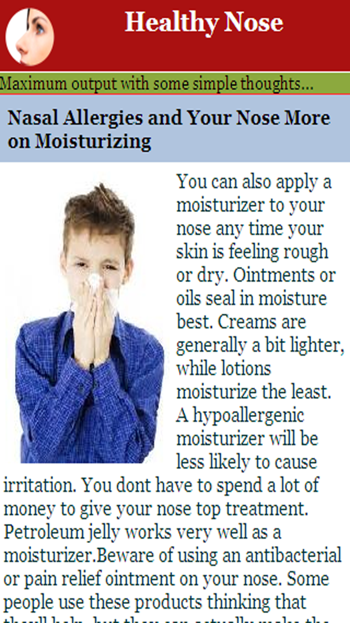 Healthy Nose - App on Amazon Appstore