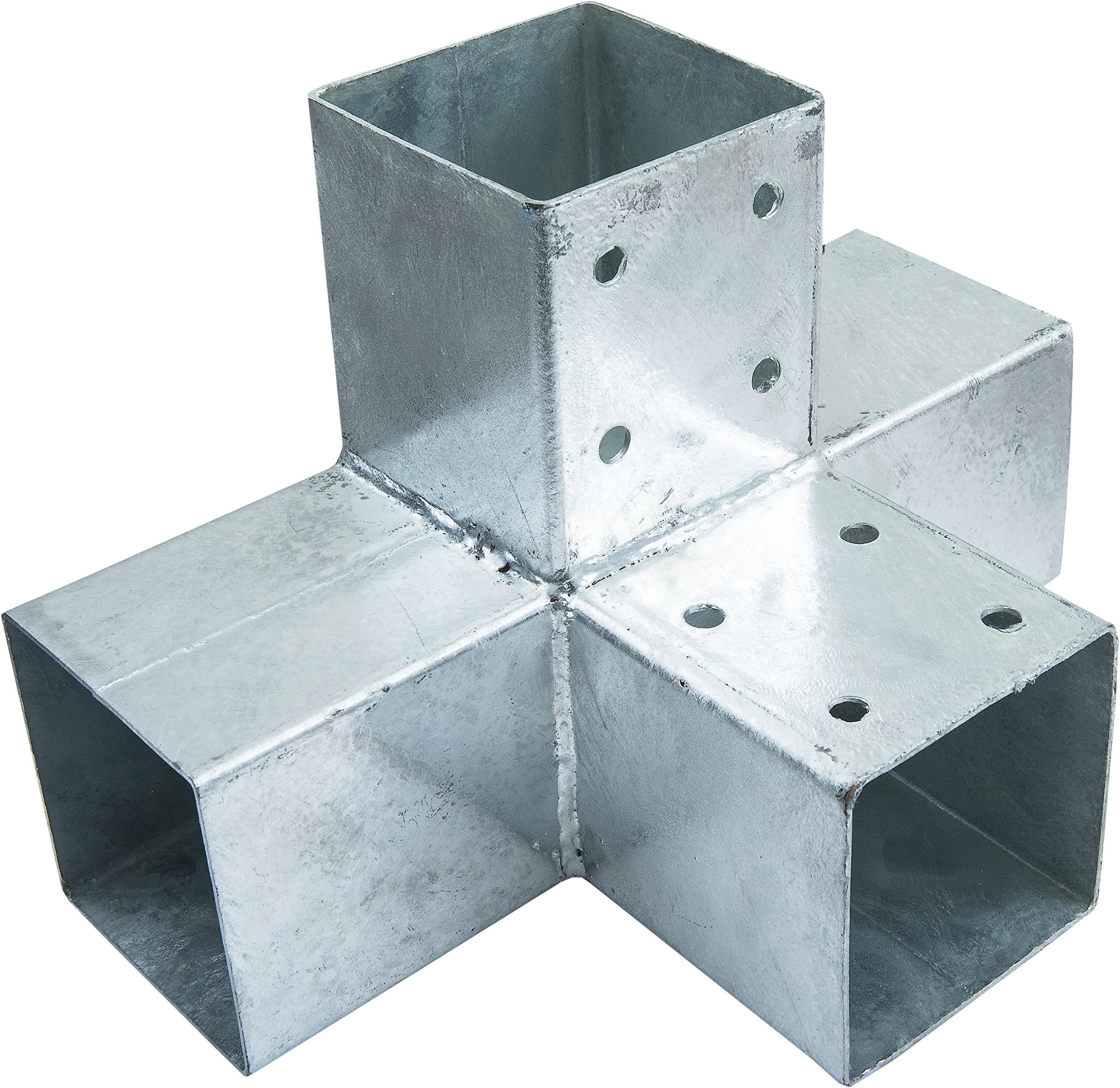 Connex Pfostenecke doppelt - 200 x 185 mm 70° - chromfarbig ...