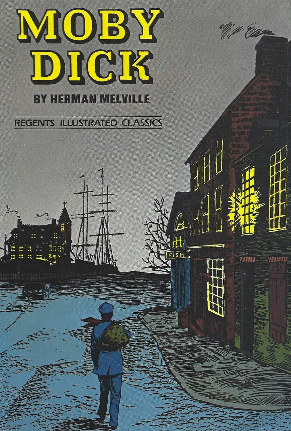 Moby Dick (Regents Illustrated Classics, Level A): Herman Melville ...
