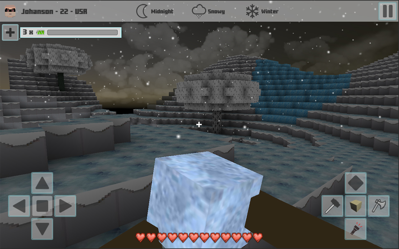 Aplicación Cubes Craft Winter en Amazon Appstore