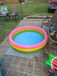 Amazon.com: Intex Kiddie Pool - Kid's Summer Sunset Glow Design - 58" x ...