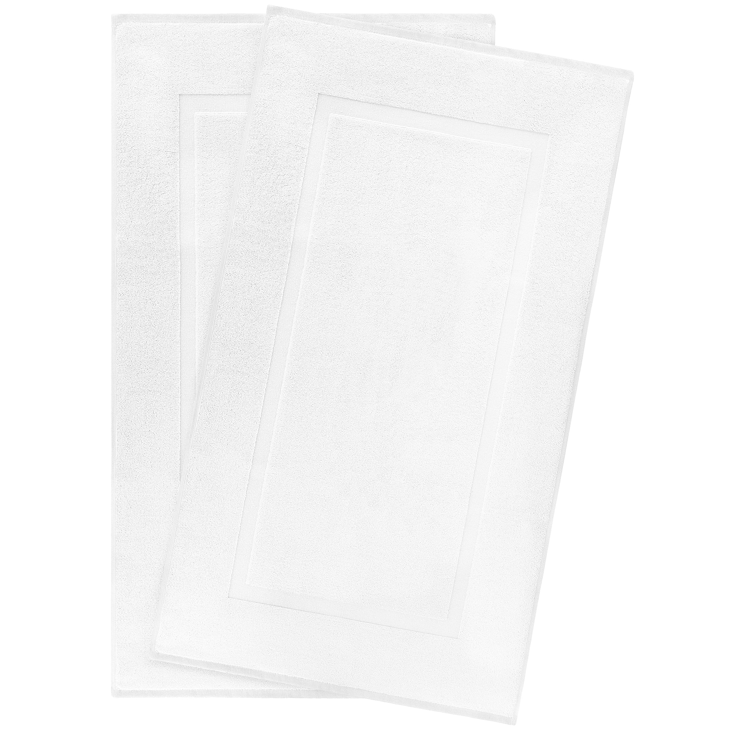 Amazon.com: Cotton Paradise 100% Cotton Bath Mats for Bathroom Floor ...