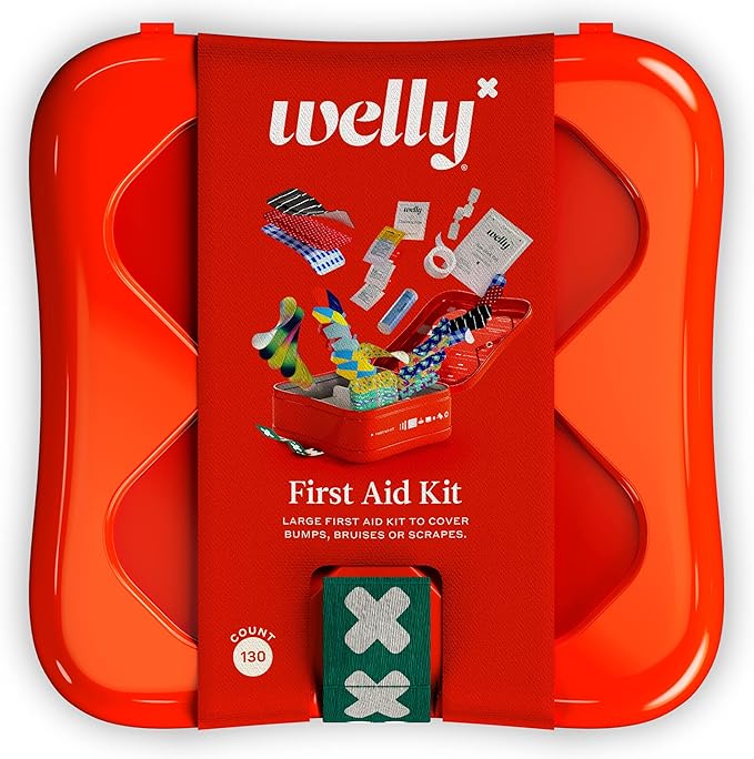 Amazon.com: Welly First Aid Kit - Adhesive Flexible Fabric and ...