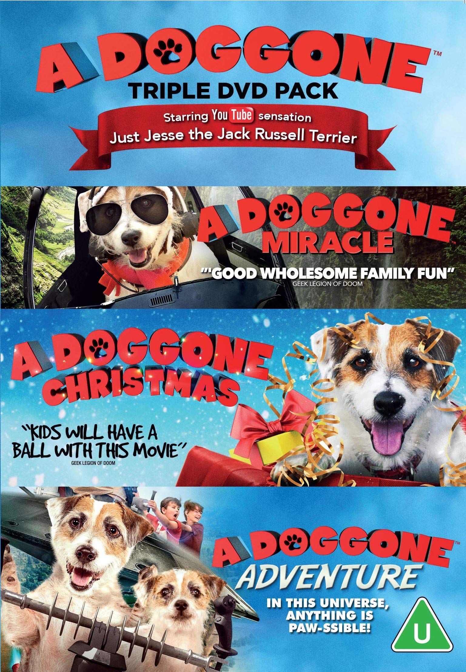 A Doggone Triple [DVD]: Amazon.co.uk: John Henry Richardson, Jake ...