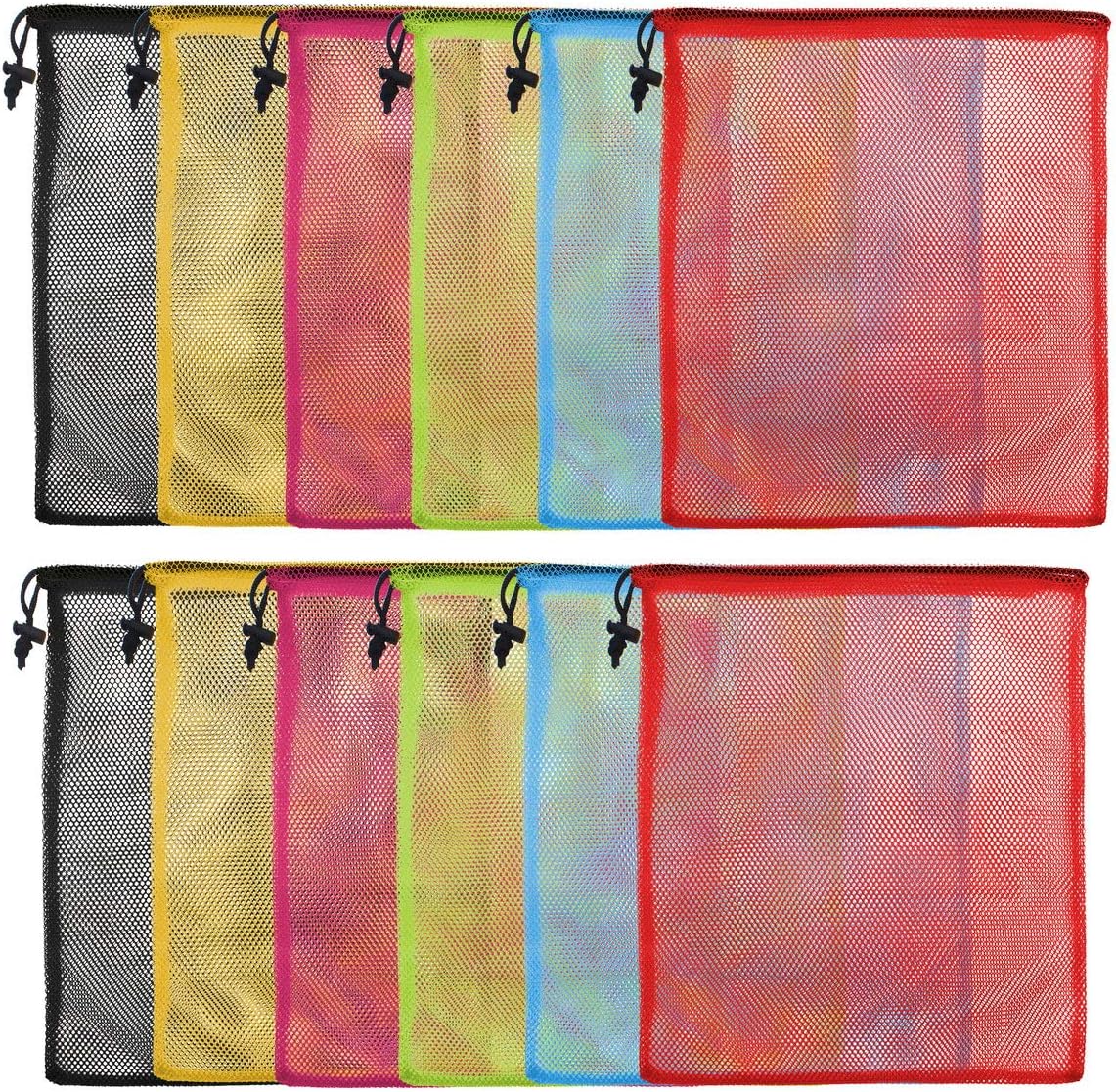 Amazon.com: 5 Pcs Small Mesh Bags, Small Mesh Drawstring Bag Storage ...