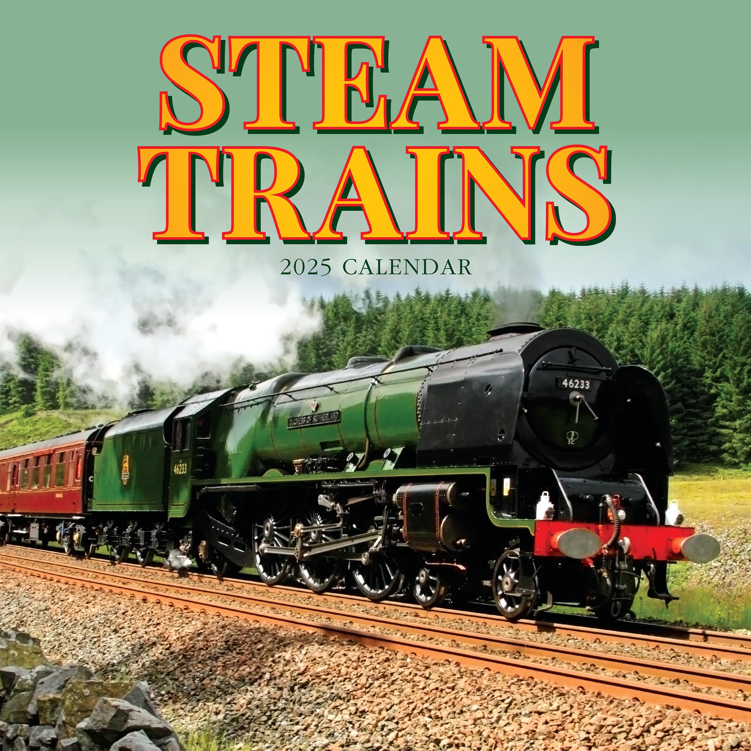 Steam Trains 2025 Large Wall Calendar, by Fresh Publishing, Size 302mm ...