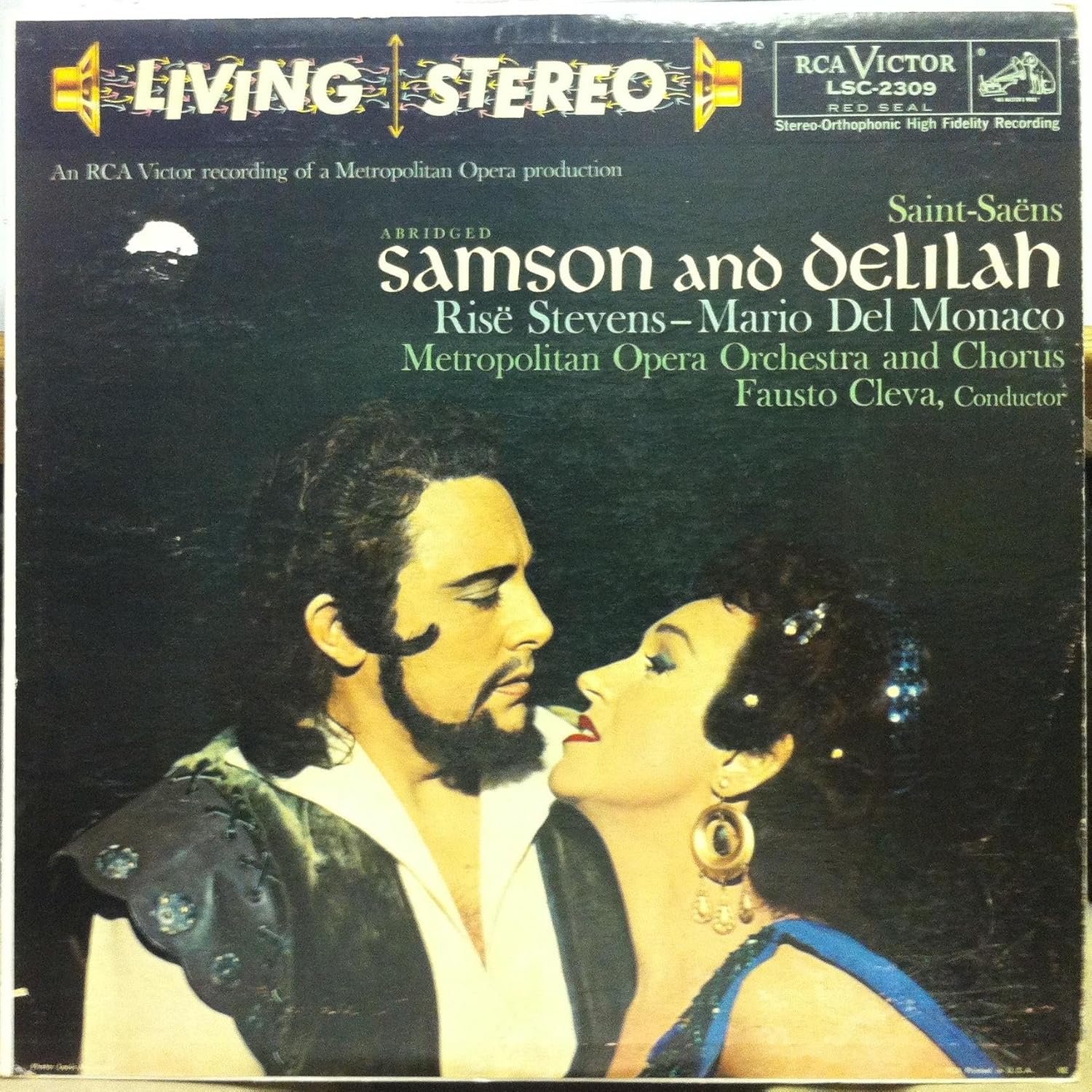 Amazon.com: Fausto Cleva Saint-Saens Samson & Delilah vinyl record: CDs ...