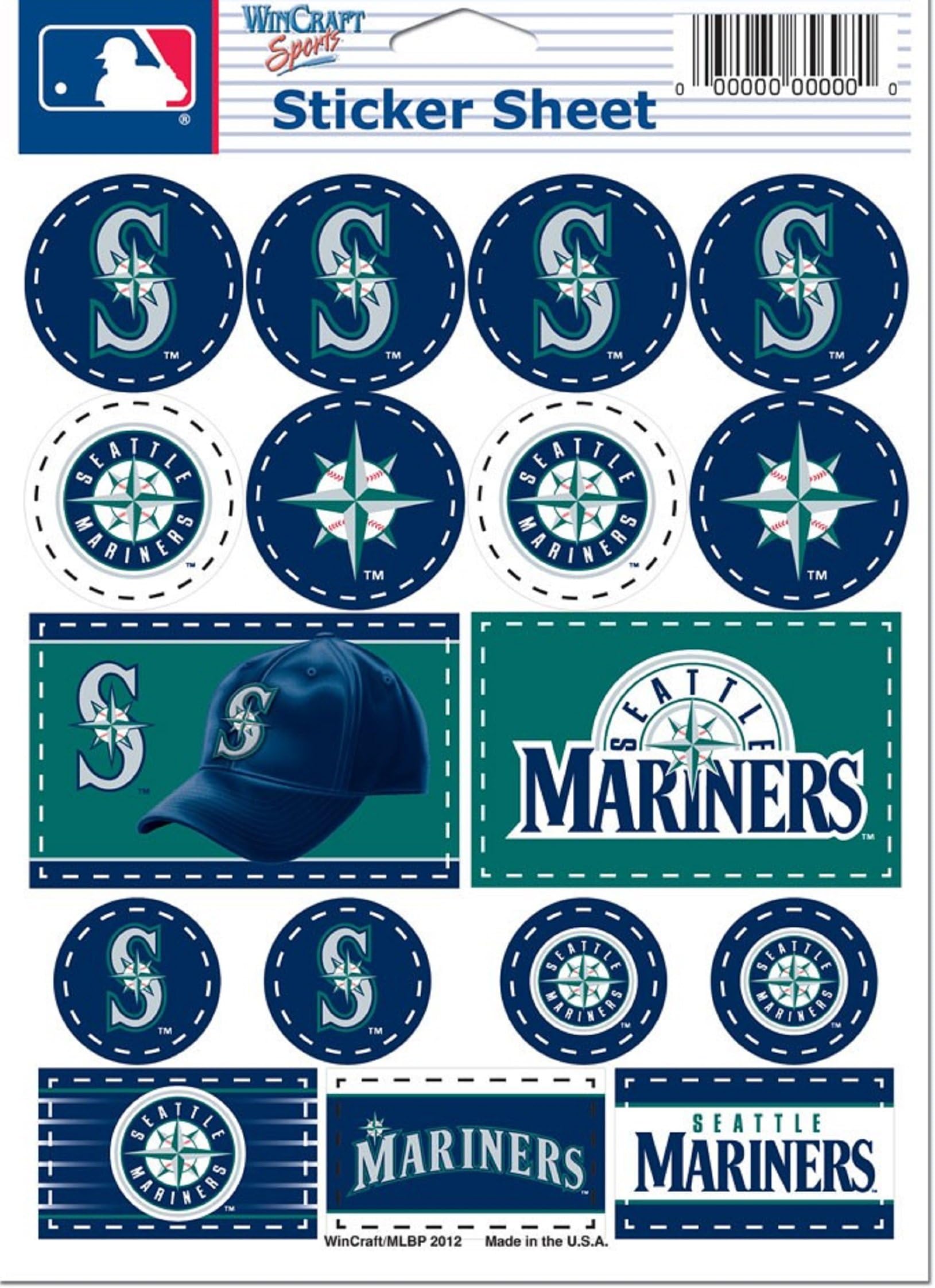 Amazon.com: Seattle Baseball - Vintage Mariners Trident Bumper Sticker ...