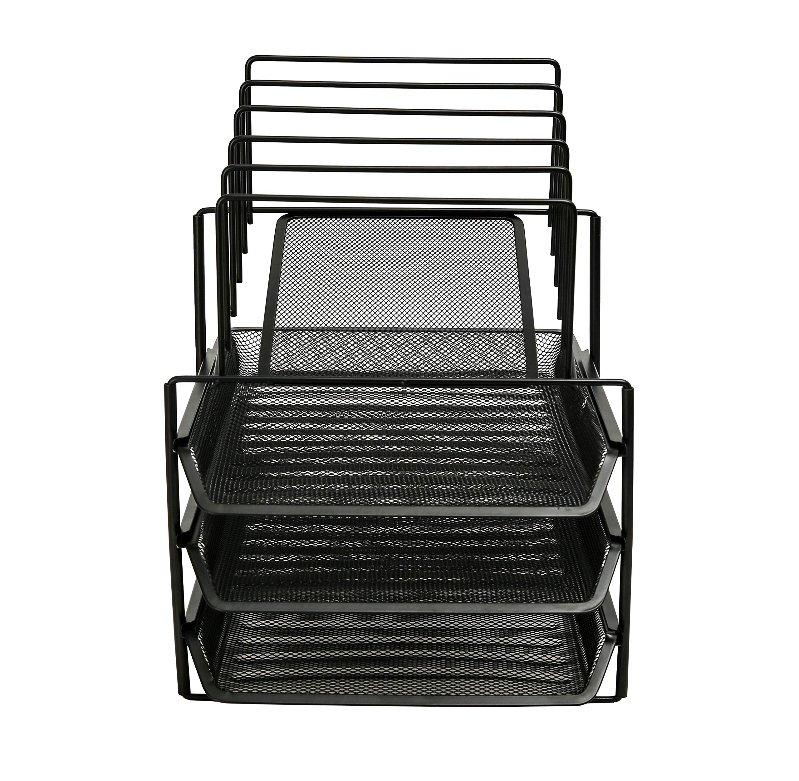 Snapklik.com : Exerz Desk Organizer 3 Layer Sliding Letter Trays