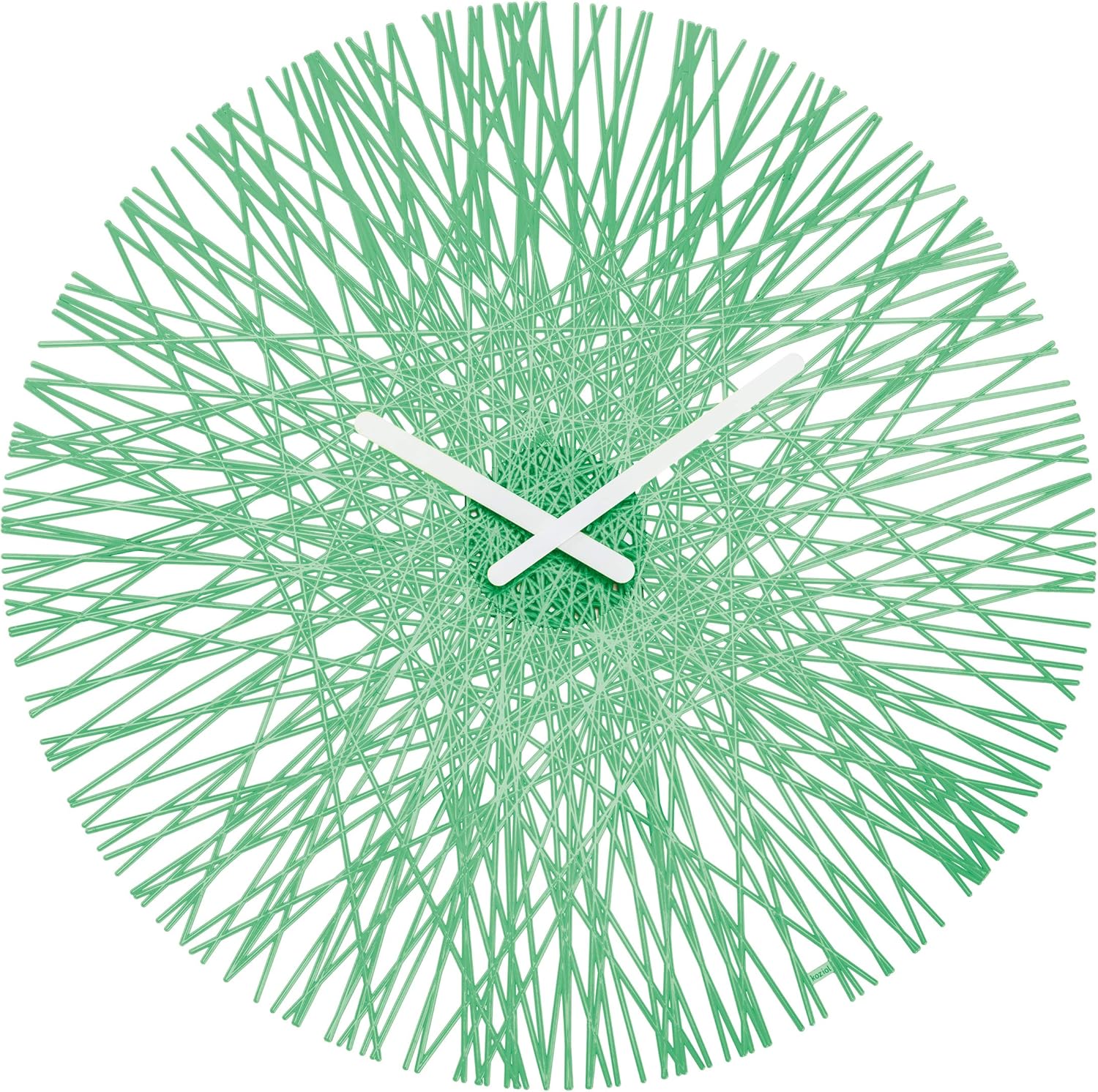 Amazon.com: koziol SILK Wall Clock, mint : Home & Kitchen