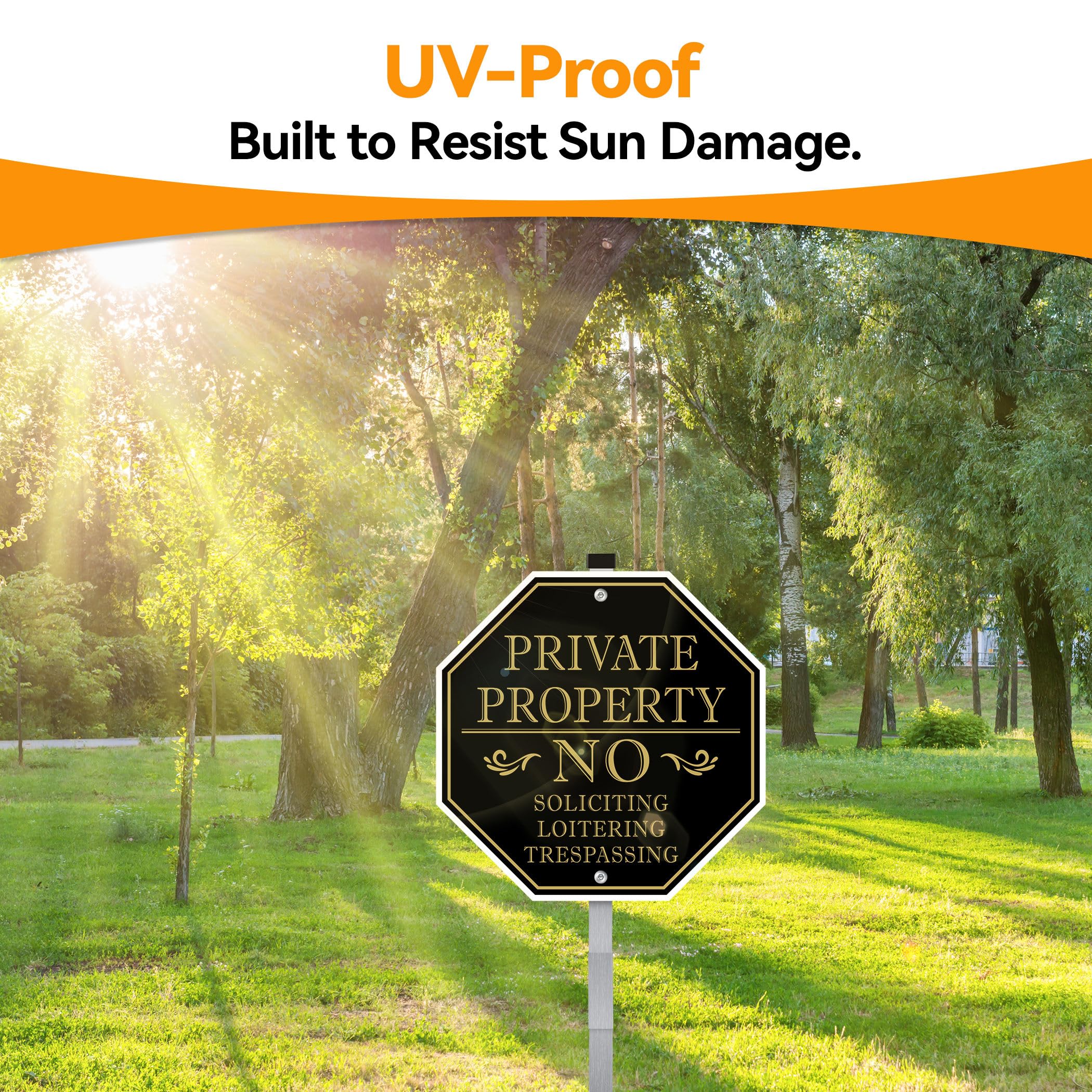 Snapklik.com : No Soliciting Sign For House, Large Private Property No ...