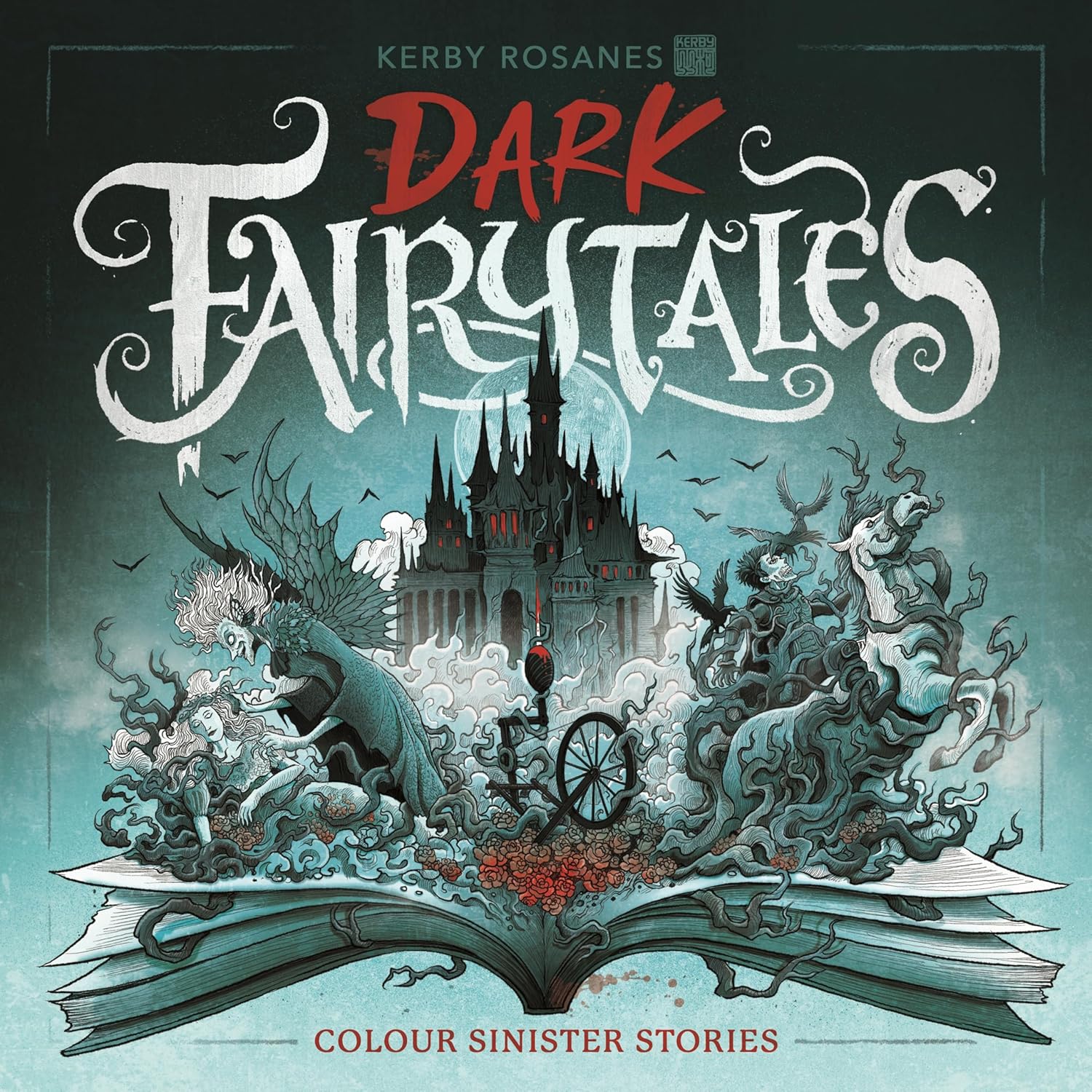Amazon | Dark Fairytales: Colour Sinister Stories | Rosanes, Kerby ...