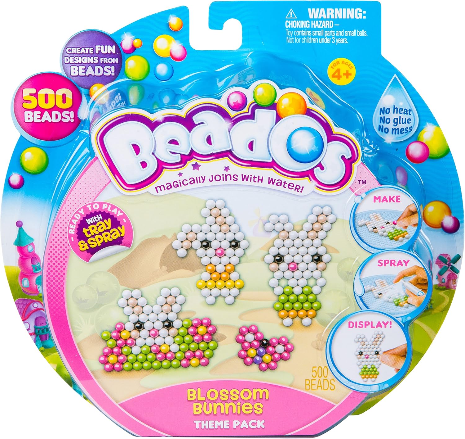 Amazon.com: Beados Season 6 Theme Pack - Blossom Bunnies : Toys & Games
