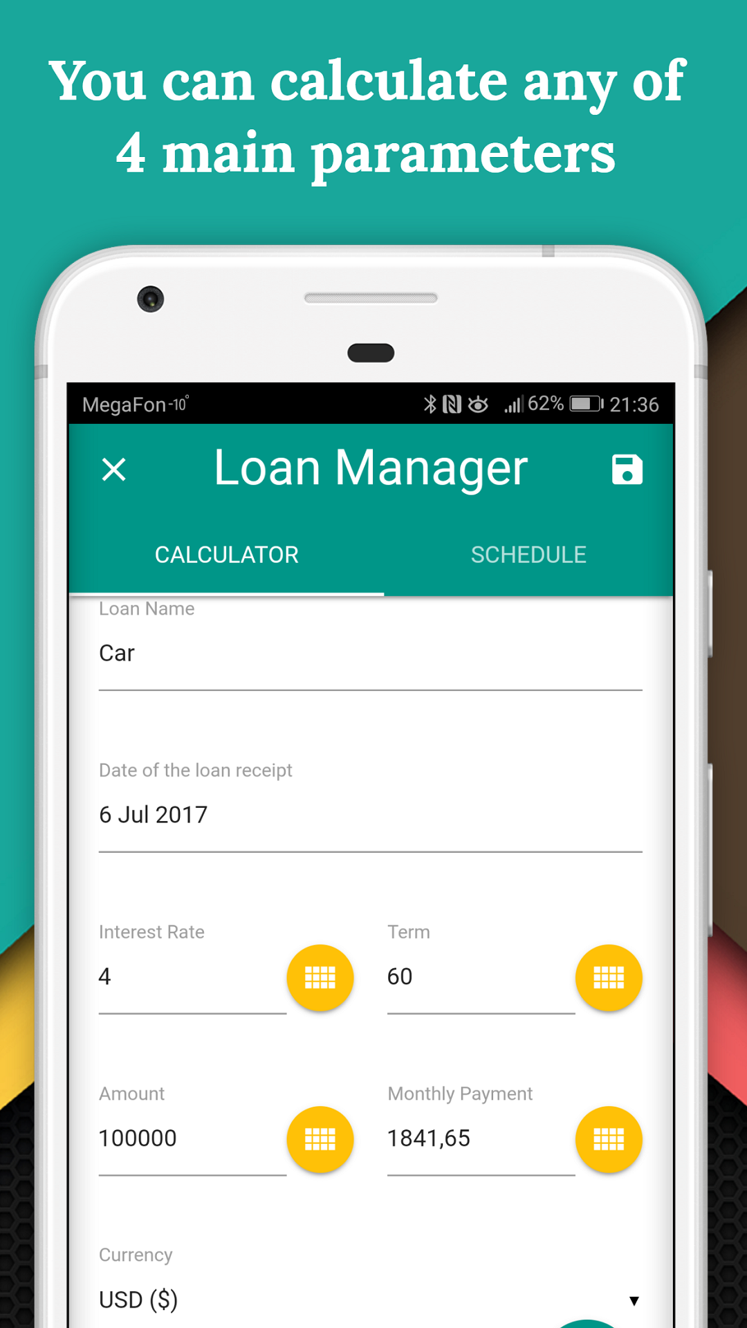 Loan Manager/Calculator - App on Amazon Appstore