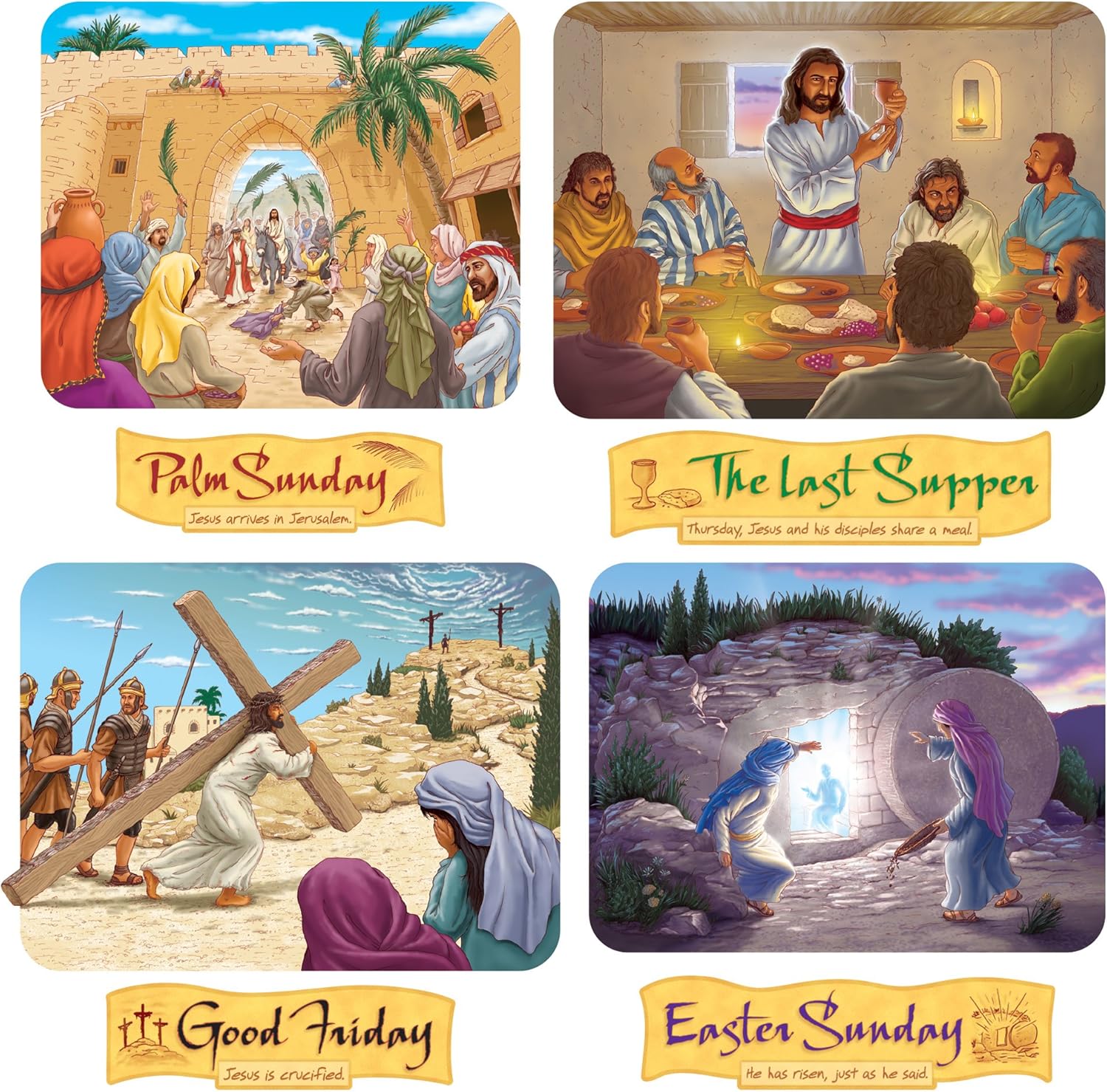 Trend Enterprises Holy Week Bulletin Board Sets (T-8164) : Amazon.ca ...