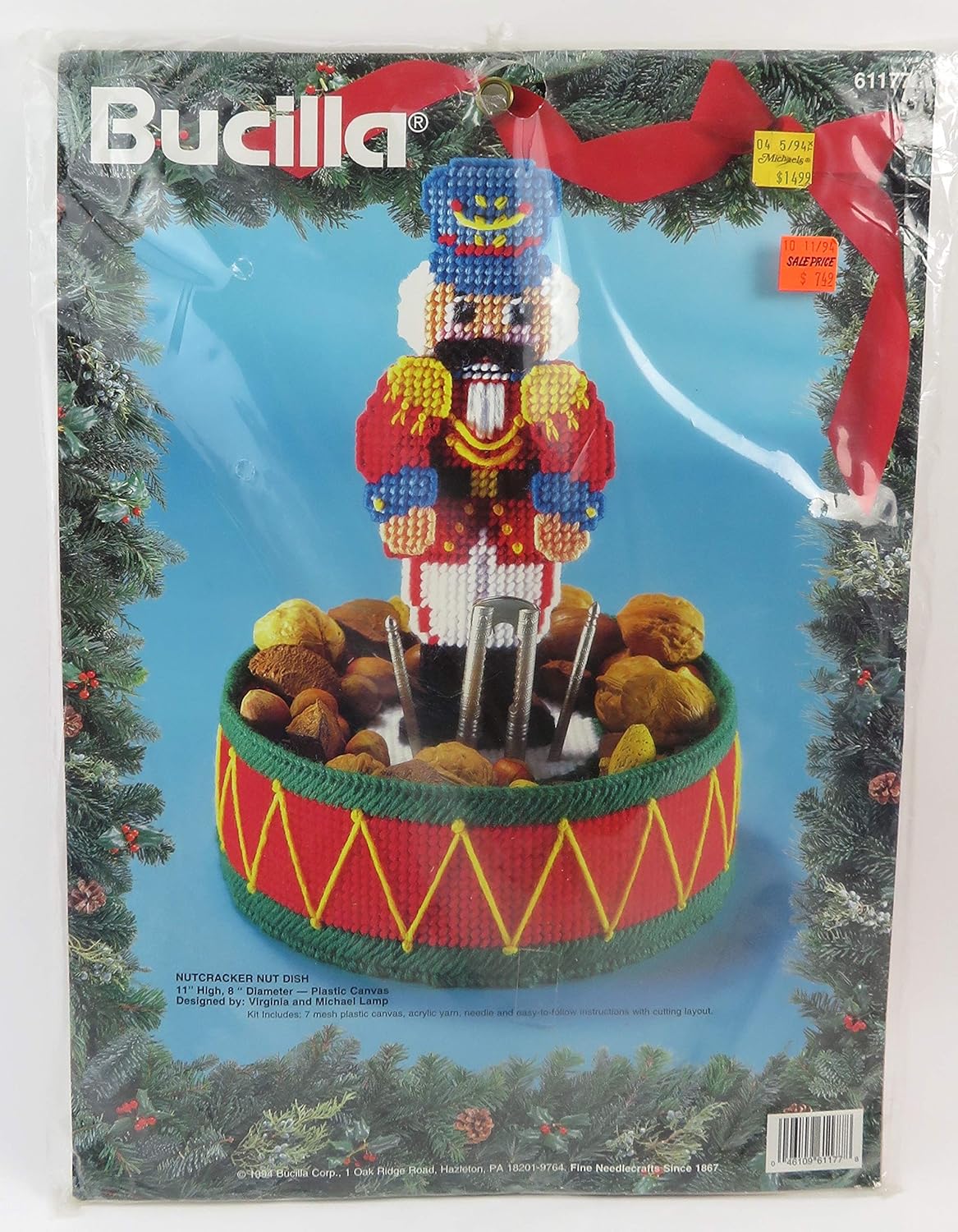Amazon.com: Bucilla Item 61177- Plastic Canvas Nutcracker Nut Dish