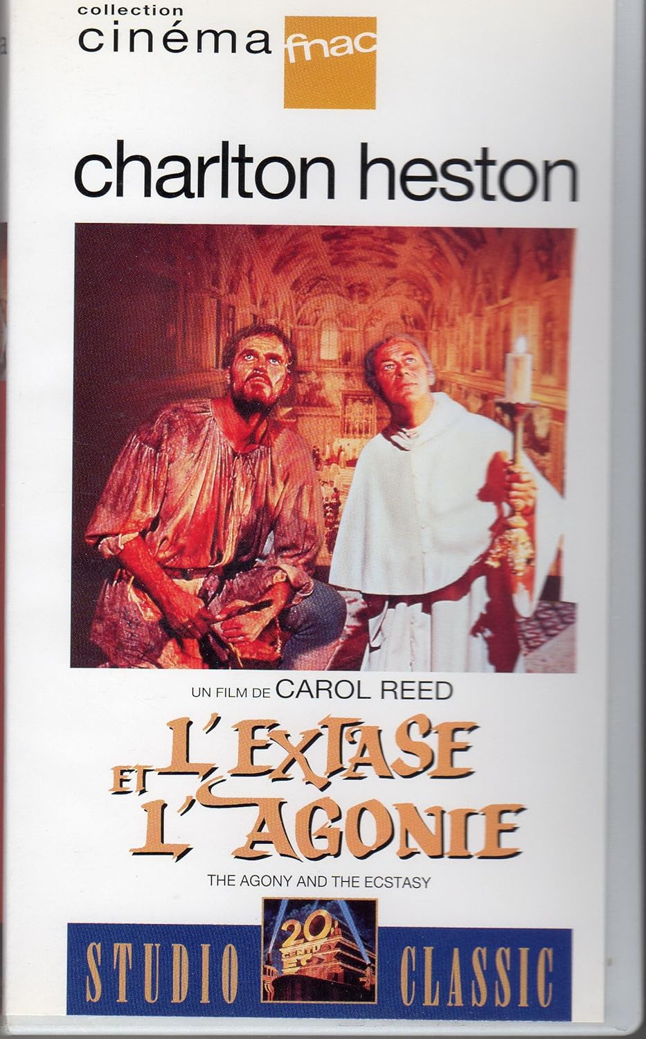 Extase Et L Agonie L Vo [VHS]: Amazon.fr: DVD et Blu-ray