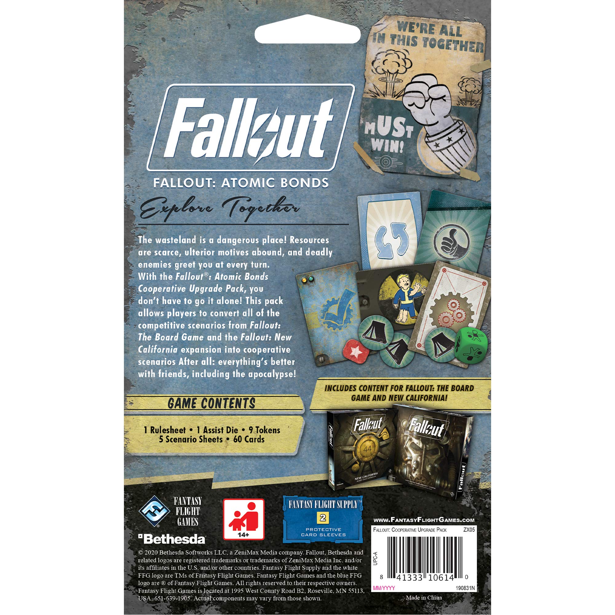 Snapklik.com : Fallout The Board Game Atomic Bonds Cooperative Upgrade ...