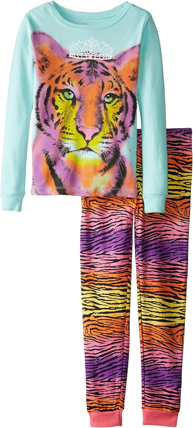 Amazon.com: The Children's Place Big Girls' Tiger Pajamas: Clothing ...