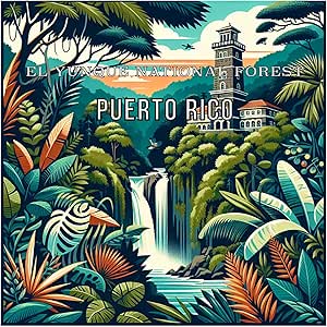 Amazon.com: El Yunque National Forest Puerto Rico Souvenir Enhanced ...