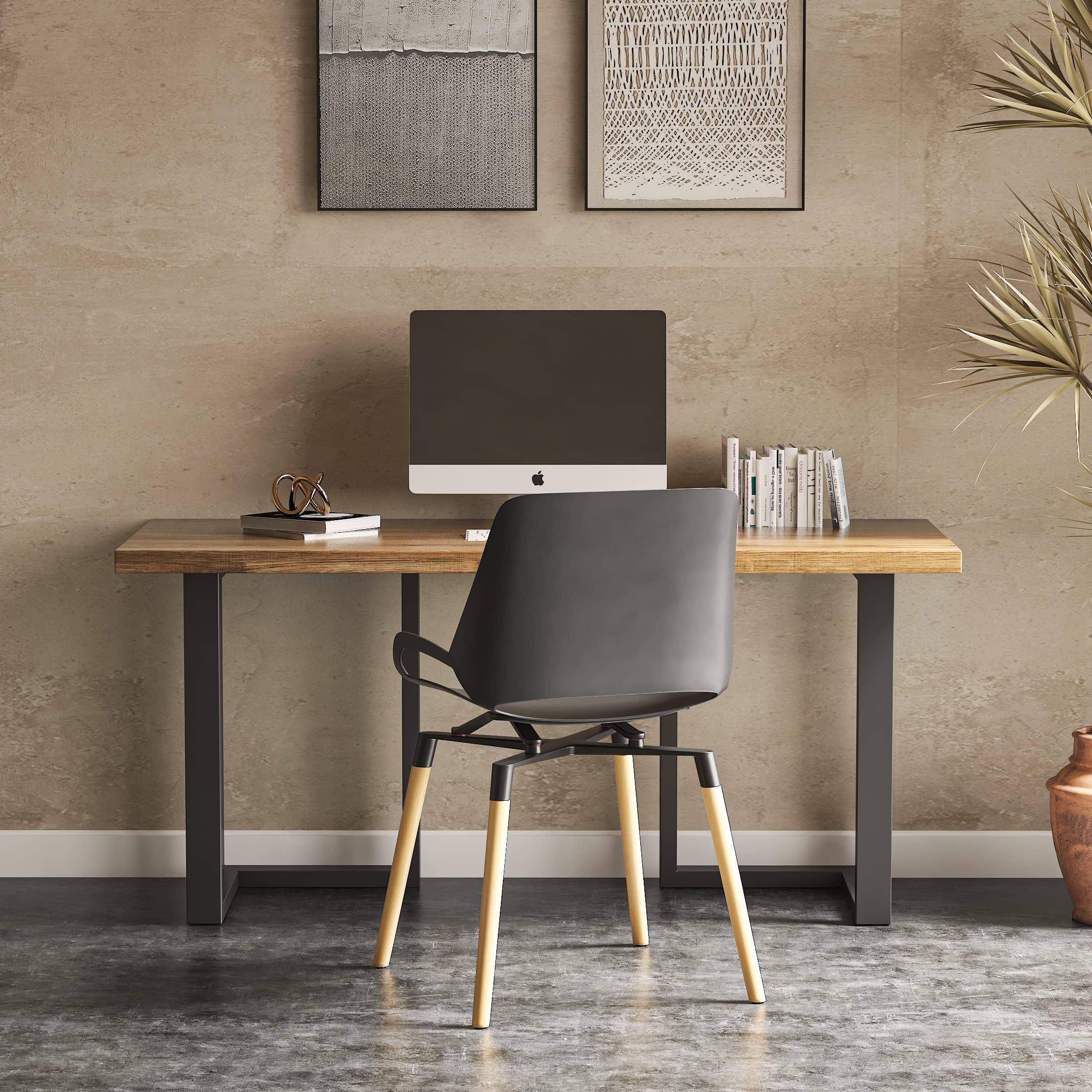 Snapklik.com : Lendpea Square Metal Table Legs Heavy Duty Desk Legs For ...