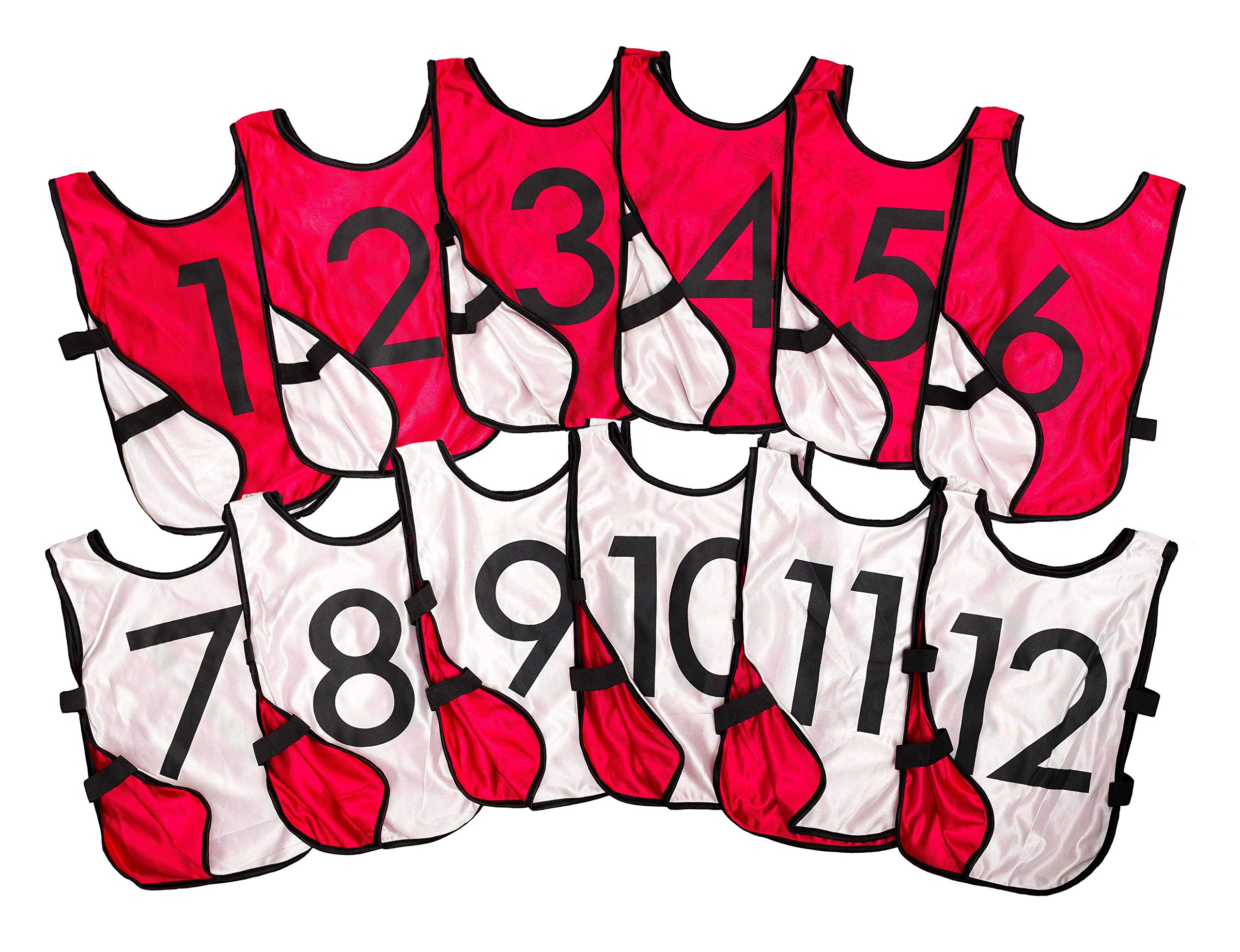 LVL10 Pro Sports Pinnies - Reversible Numbered Pinnies With