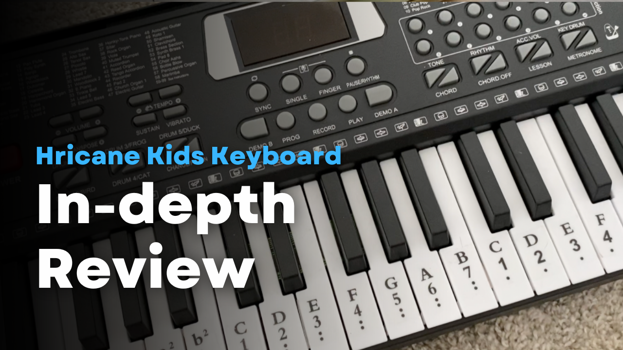 Watch In-Depth review on the Hricane Kids Keyboard on Amazon Live