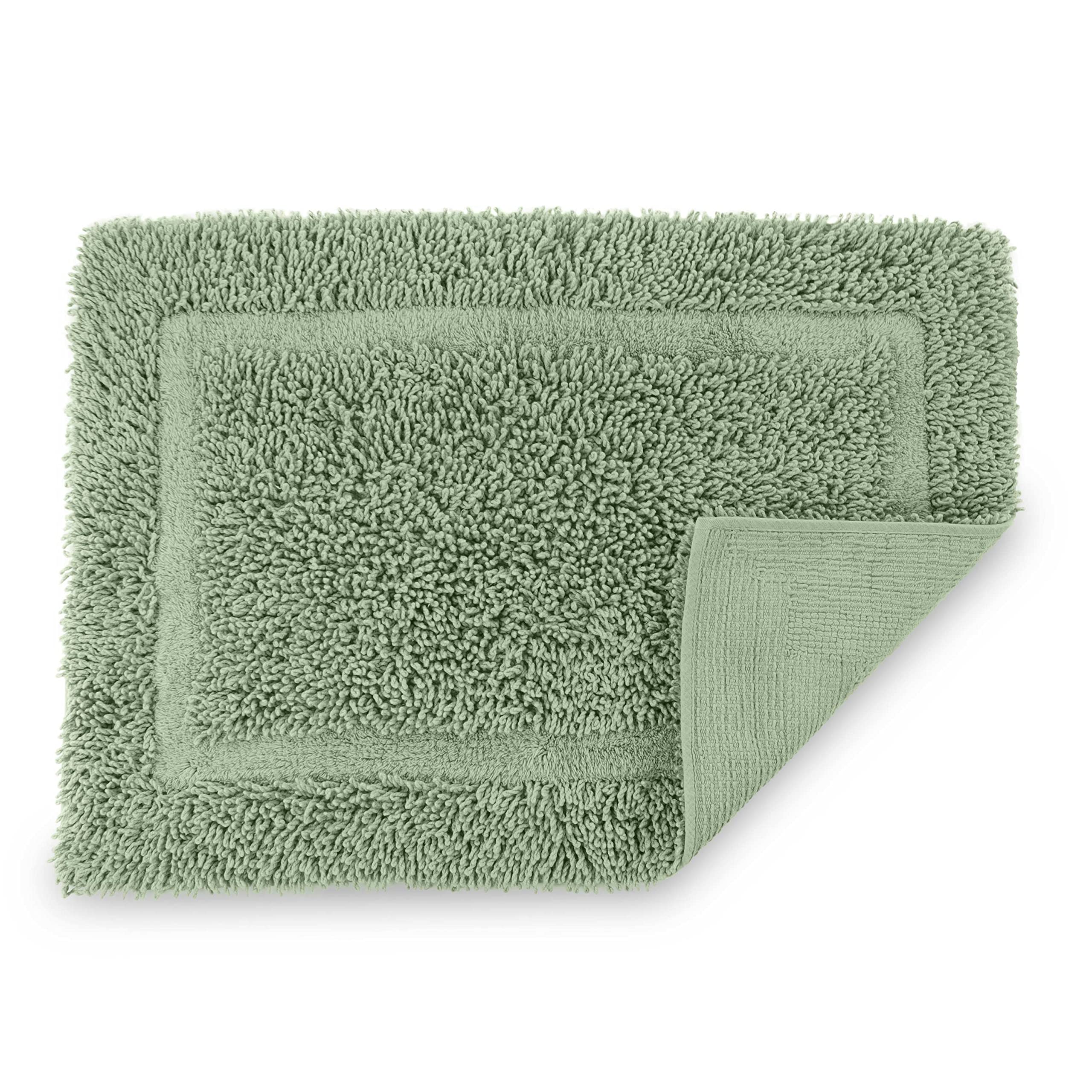 Martex Ringspun Soft Plush Absorbent Non Slip Bath Rug for Bathroom ...