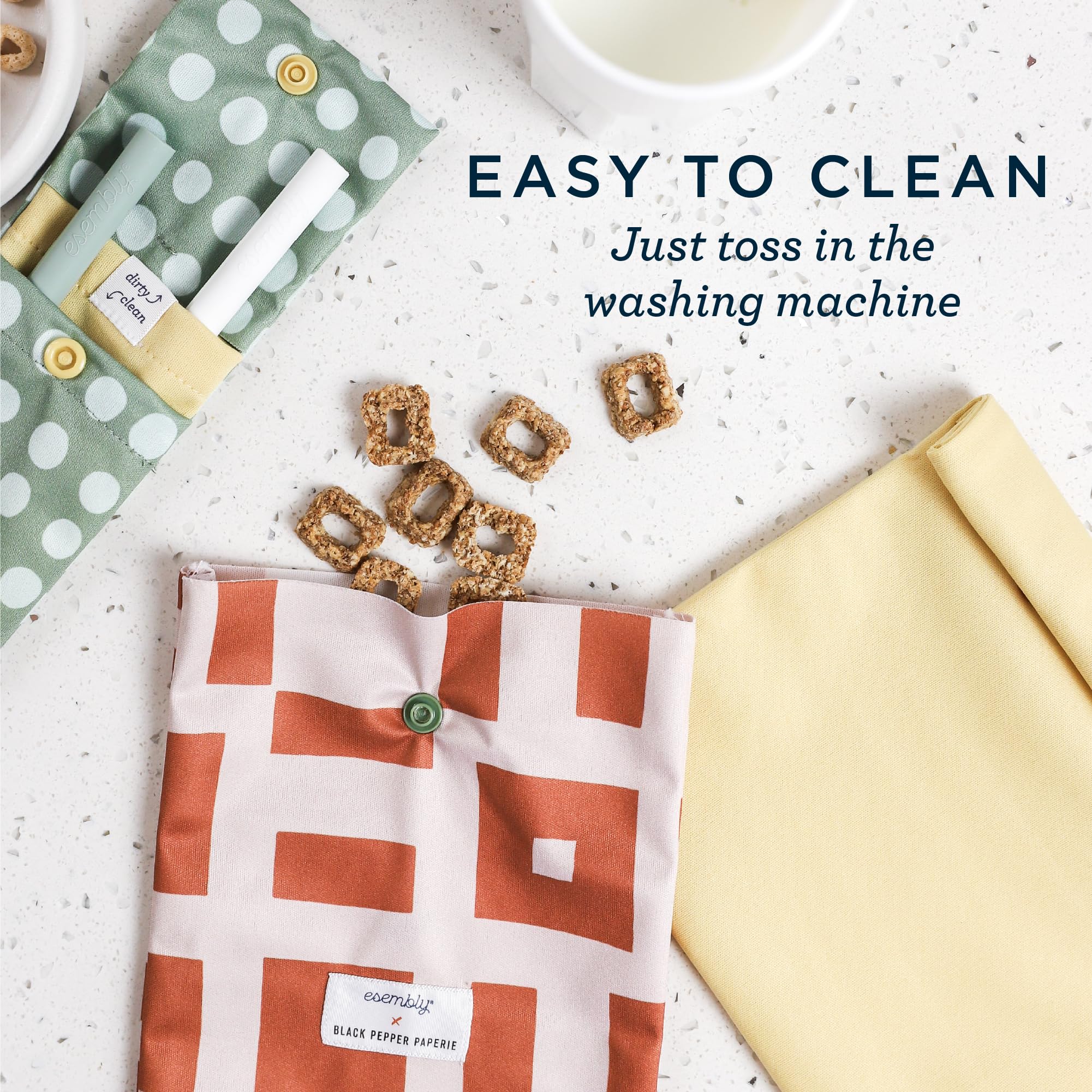 Snapklik.com : Esembly Snack + Sammy Pouches - Reusable Snack ...