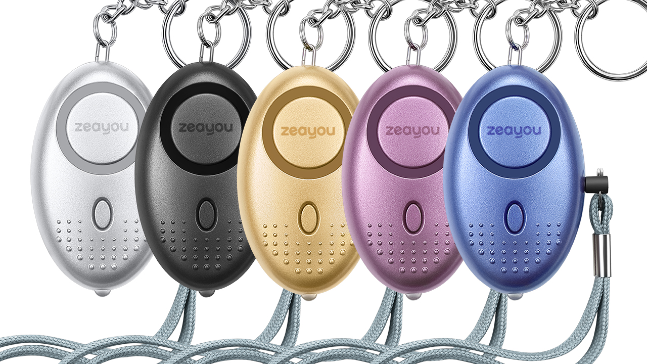 Watch ZEAYOU Personal Alarms For Women, Self Defense Keychain Set on ...