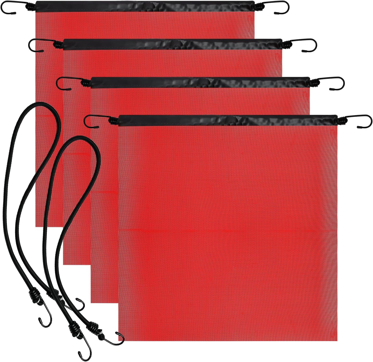 Amazon.com: Lainballow 4 Pack Safety Flags with Wire Loop, 18 x 18 Inch ...