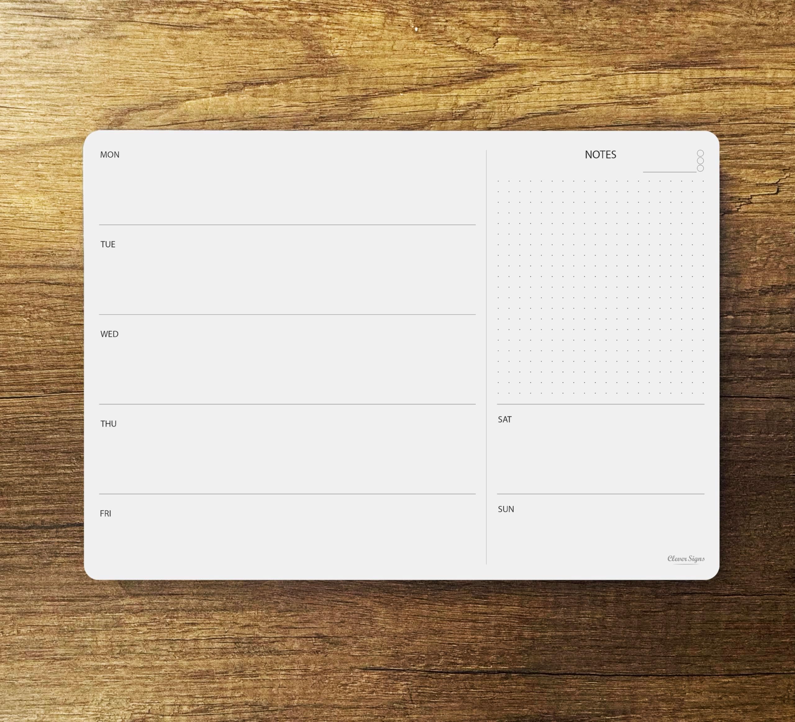 Amazon.com : Daily and Weekly To-Do List Notepad – Desk Pad for Work ...