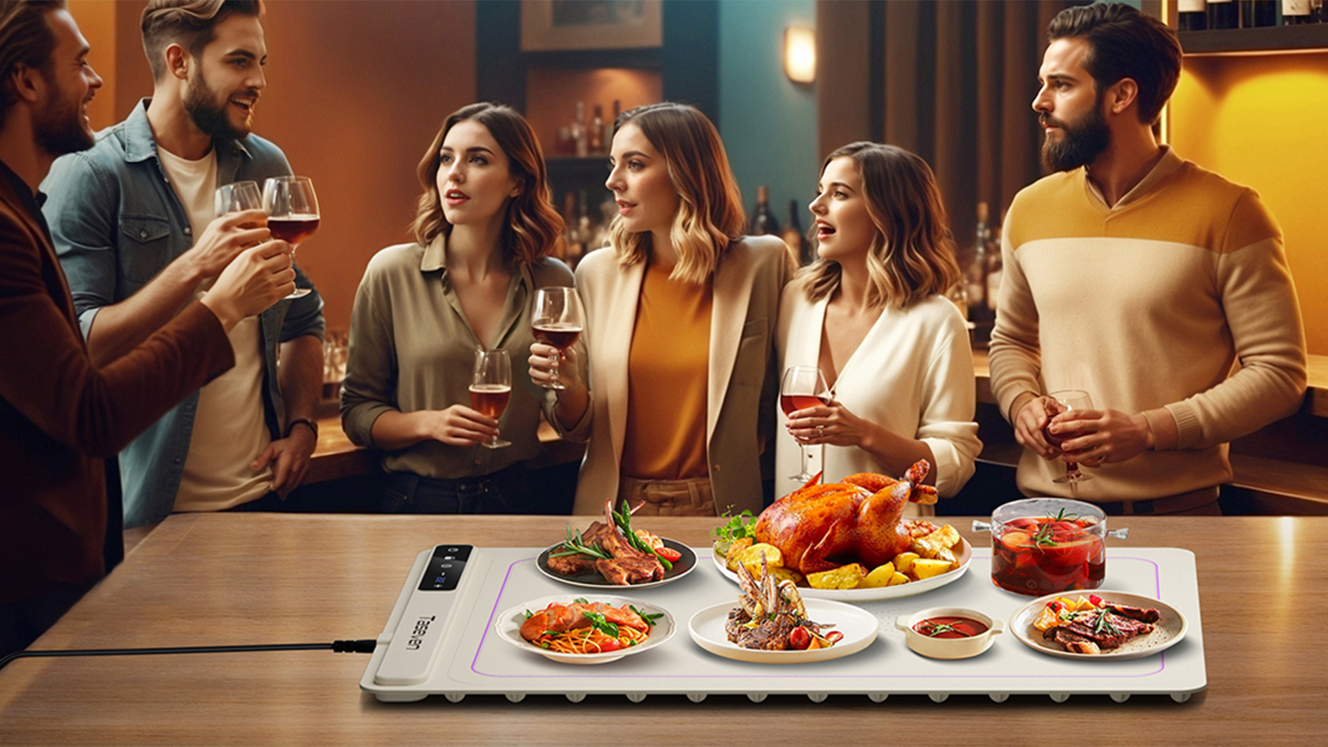 Watch food warming mat on Amazon Live