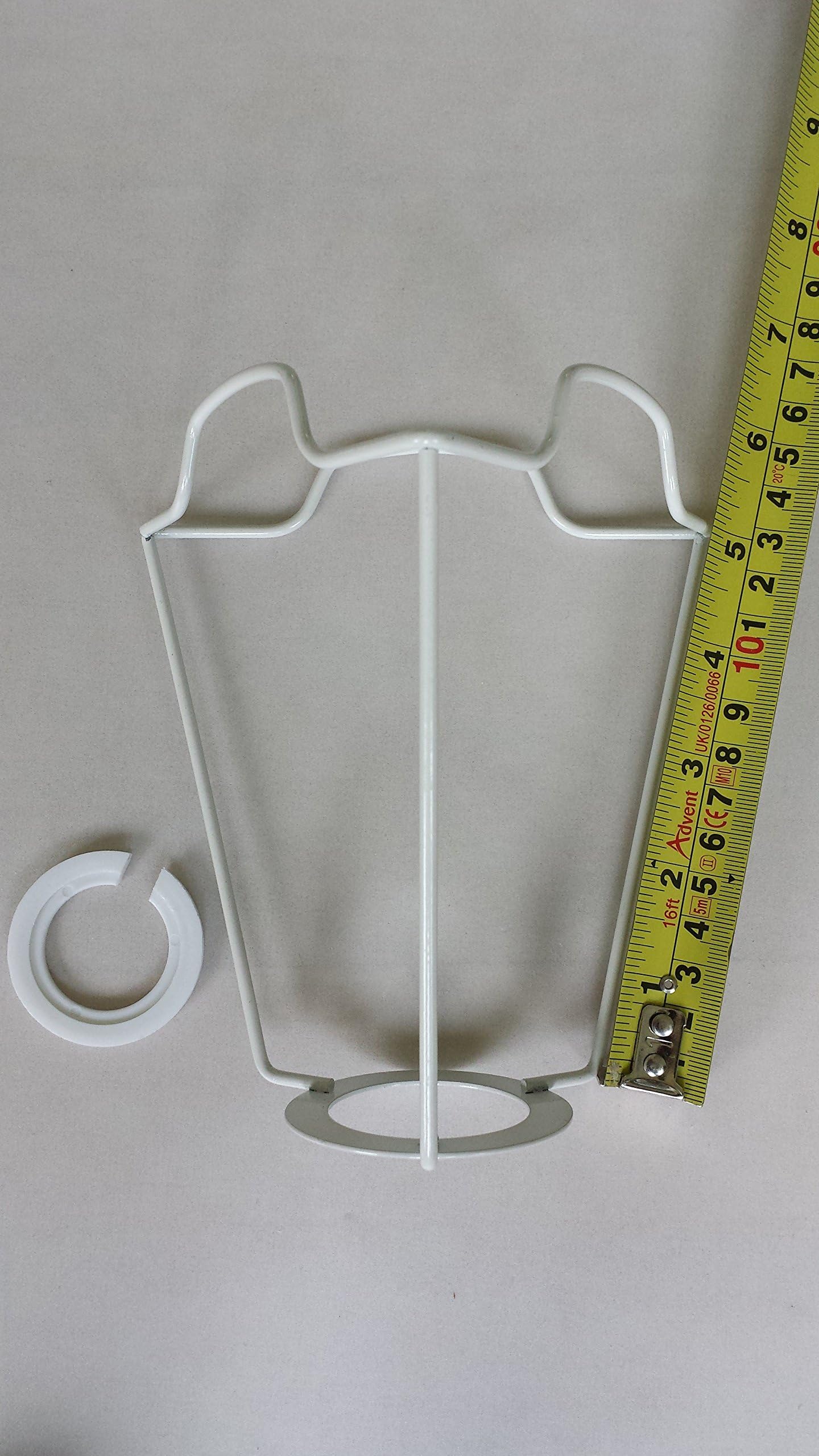 Light Shade Lamp Shade Carrier 7 Inch Accessory - Matt White Paint ...