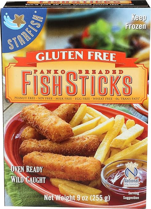 Amazon.com: Starfish, Gluten-Free Fish Sticks, 9 oz (Frozen) : Grocery ...