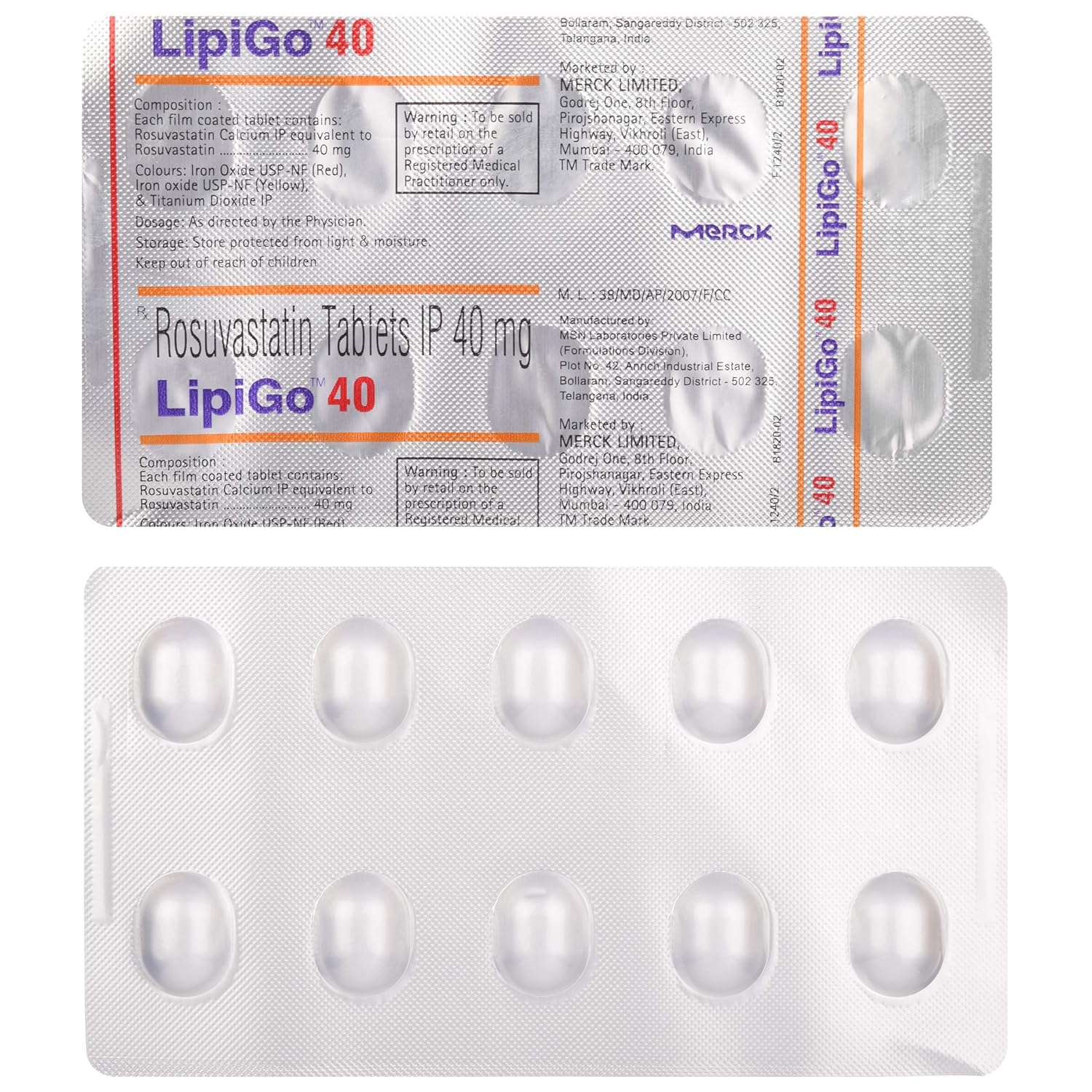 Lipigo 40 - Strip of 10 Tablets : Amazon.in: Health & Personal Care