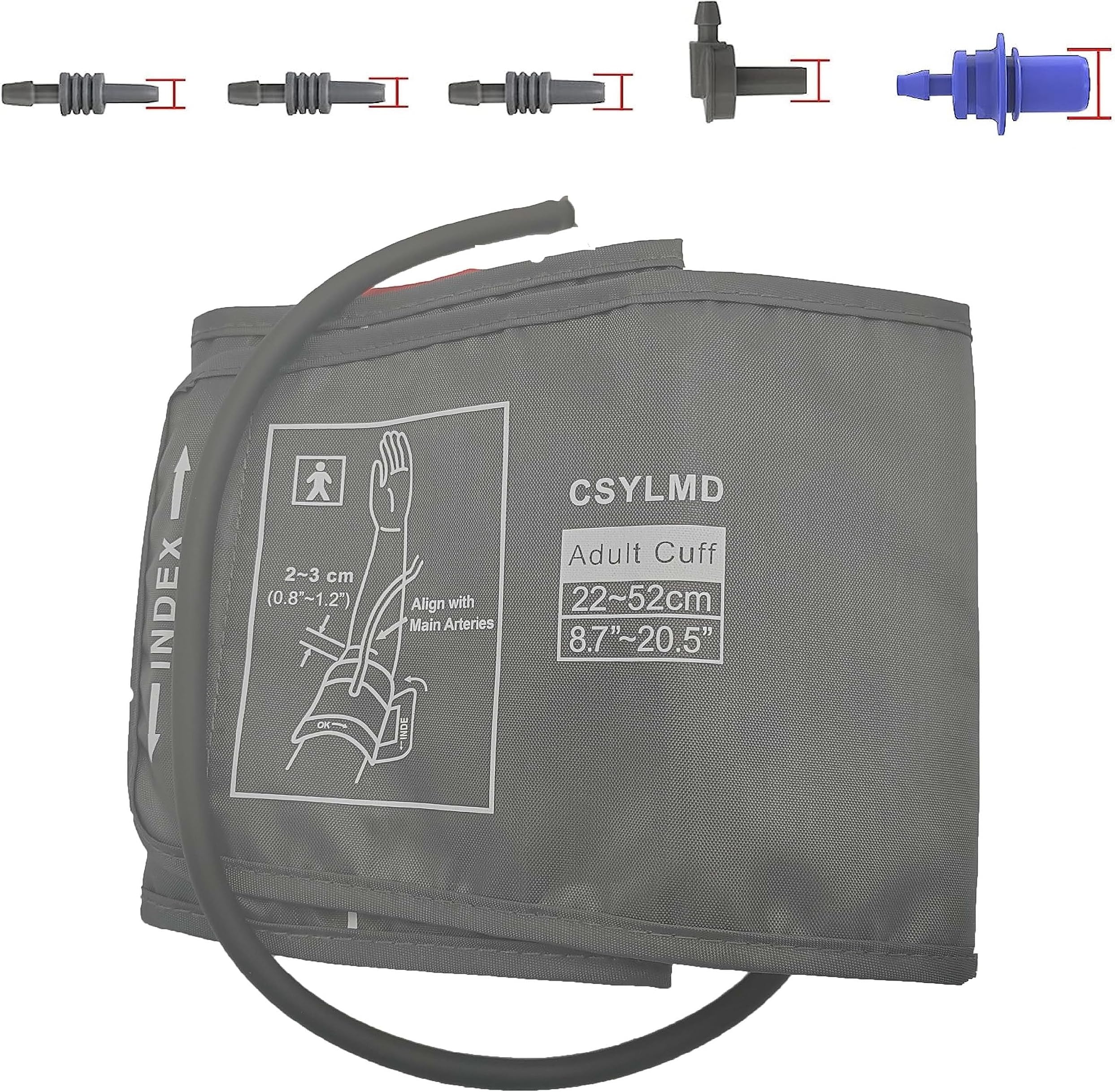 Amazon.com: Extra Large Cuff Compatible with Most BP Monitors 9"-21 ...